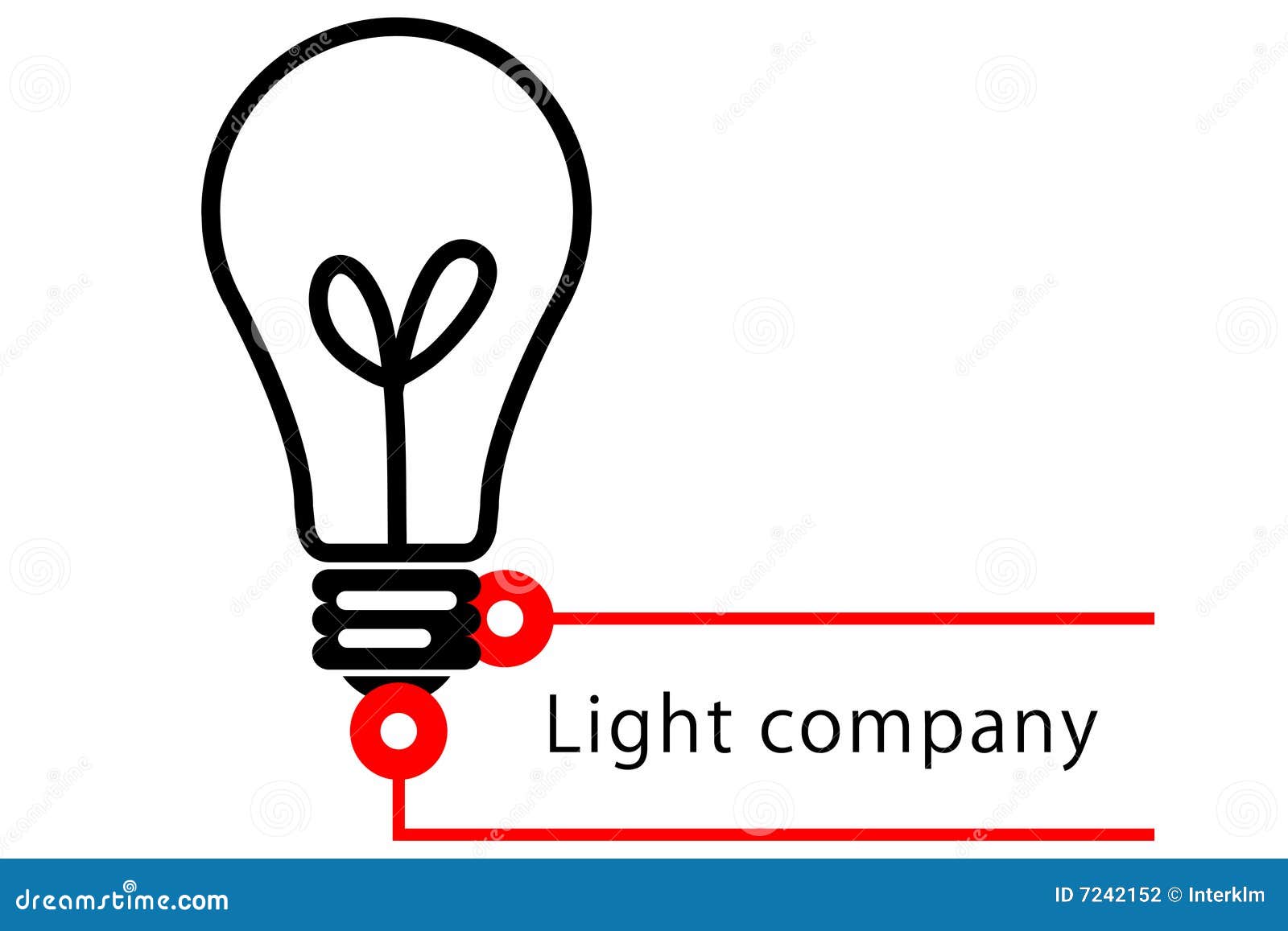 Light company stock illustration. Illustration of idea - 7242152
