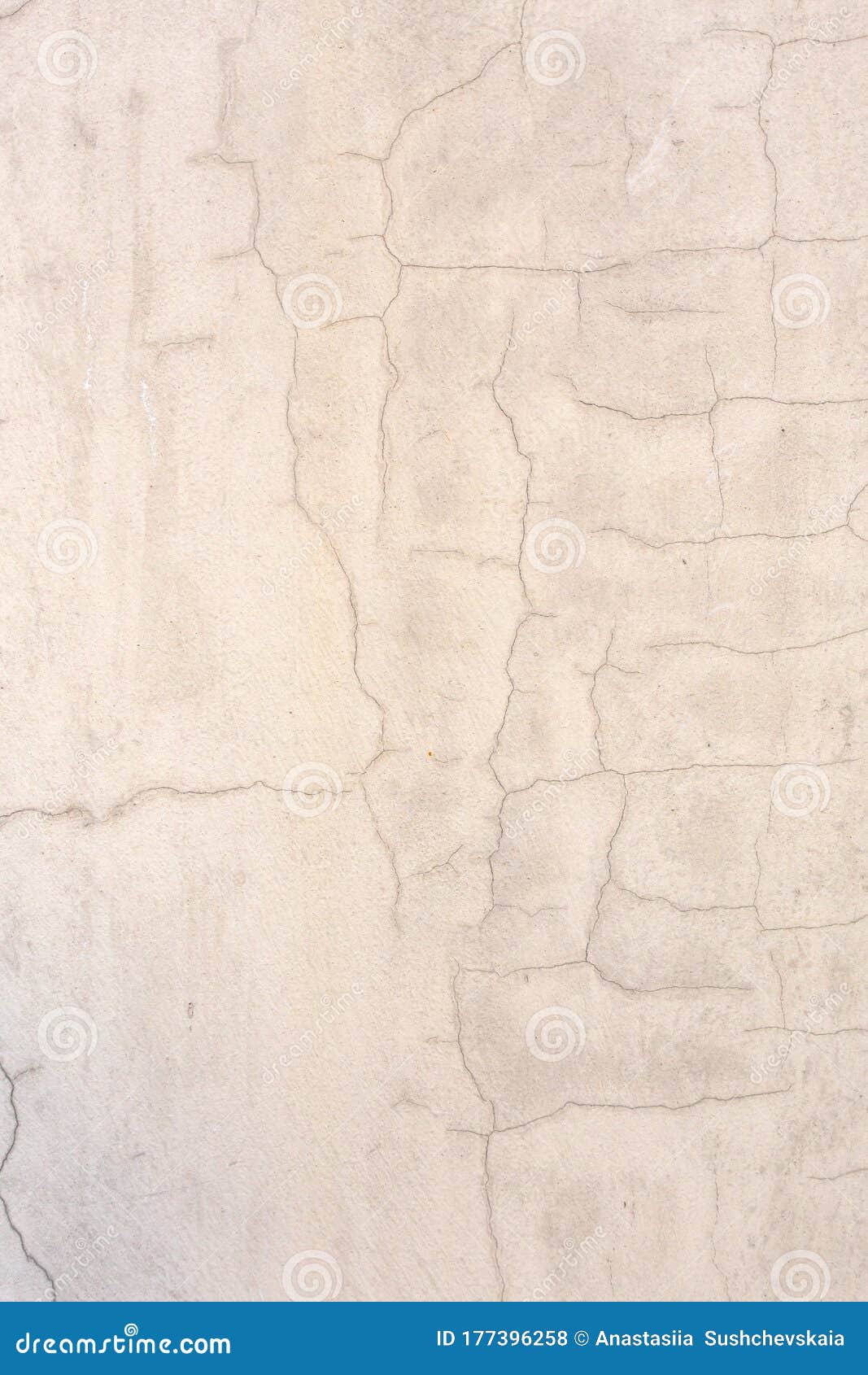 Light Concrete Wall with Slight Cracks Stock Photo - Image of building ...
