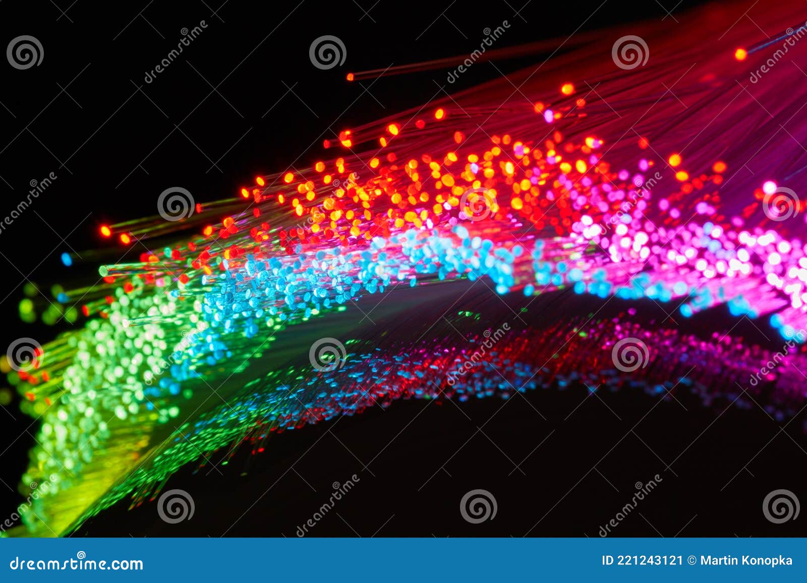 Light conductors stock image. Image of connect, blurry - 221243121