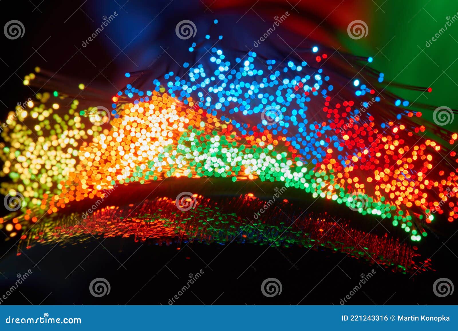 Light conductors stock photo. Image of colorful, abstract - 221243316