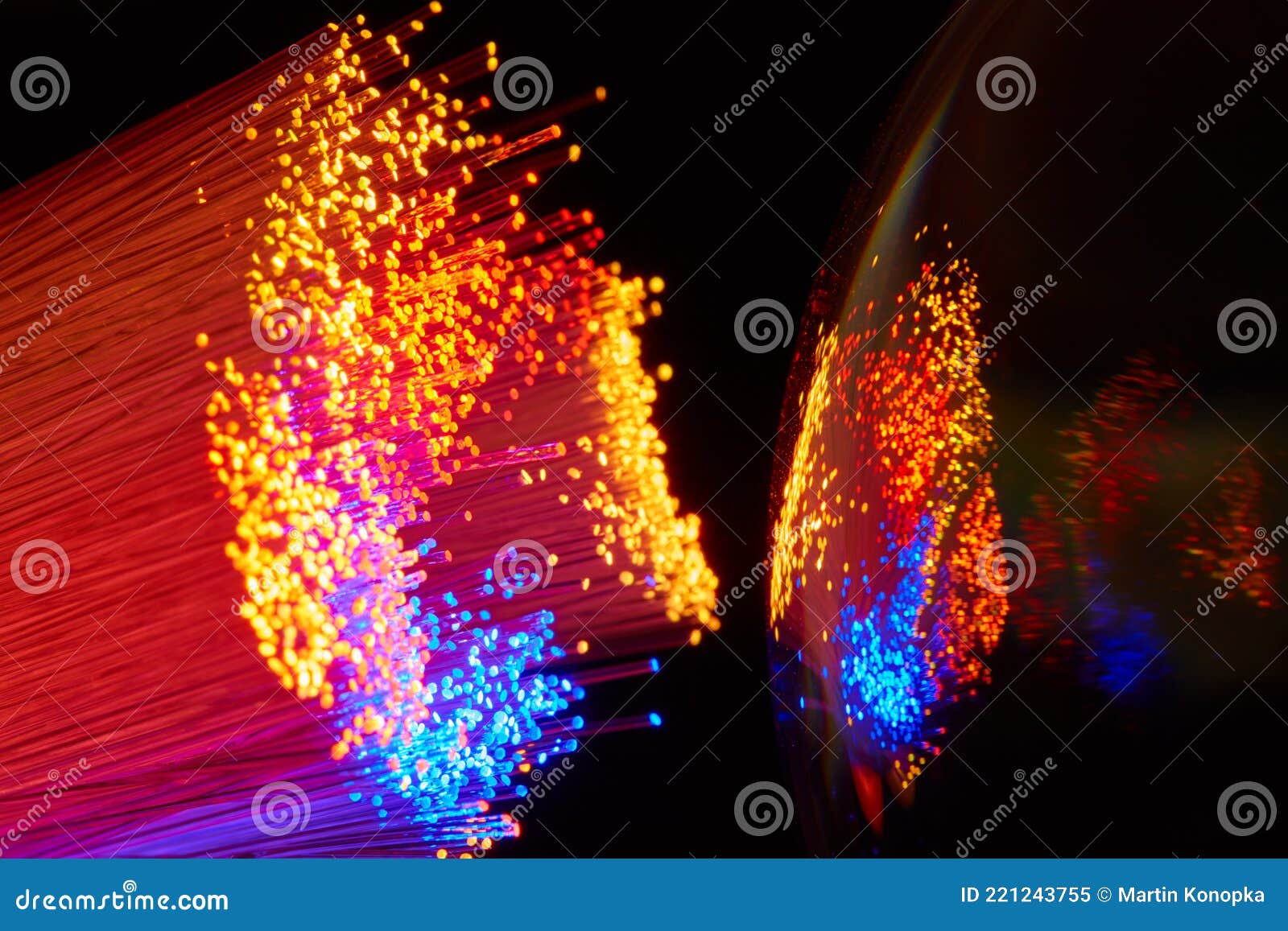 Light conductors stock image. Image of bright, changing - 221243755