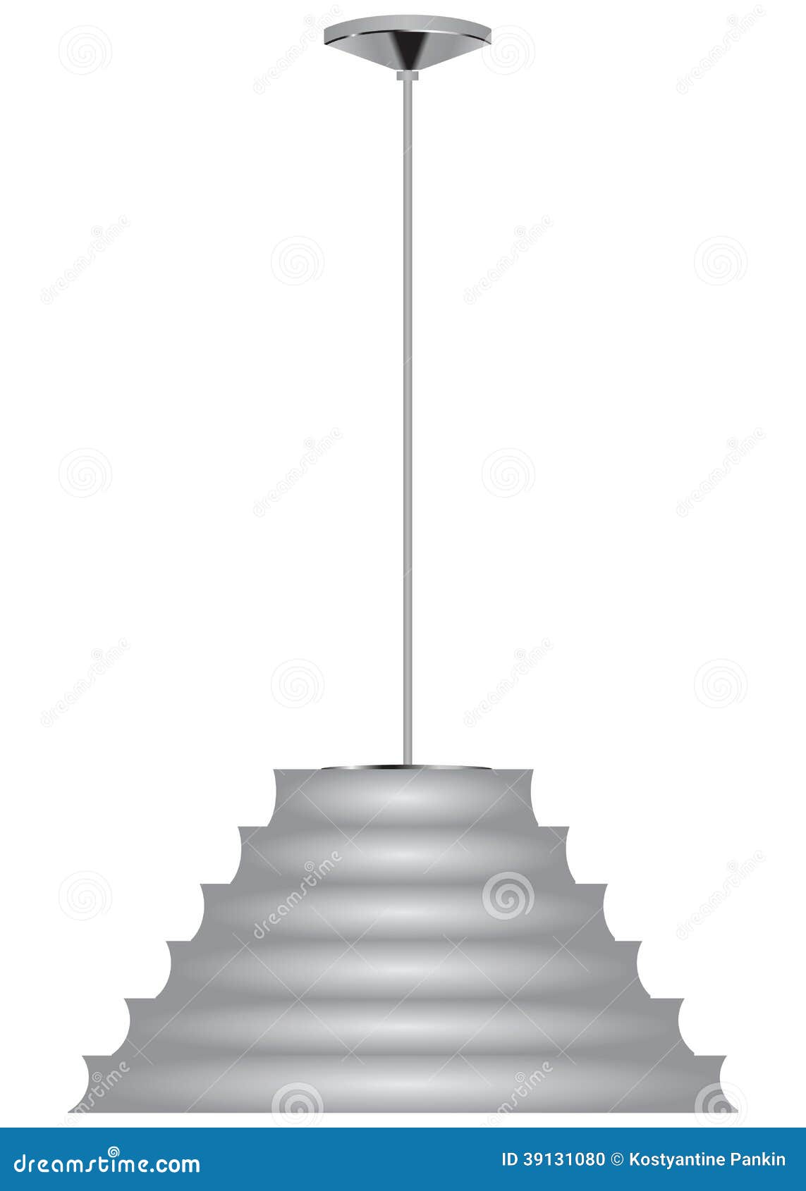 Light Cone Ceiling lamp stock vector. Illustration of closeup - 39131080