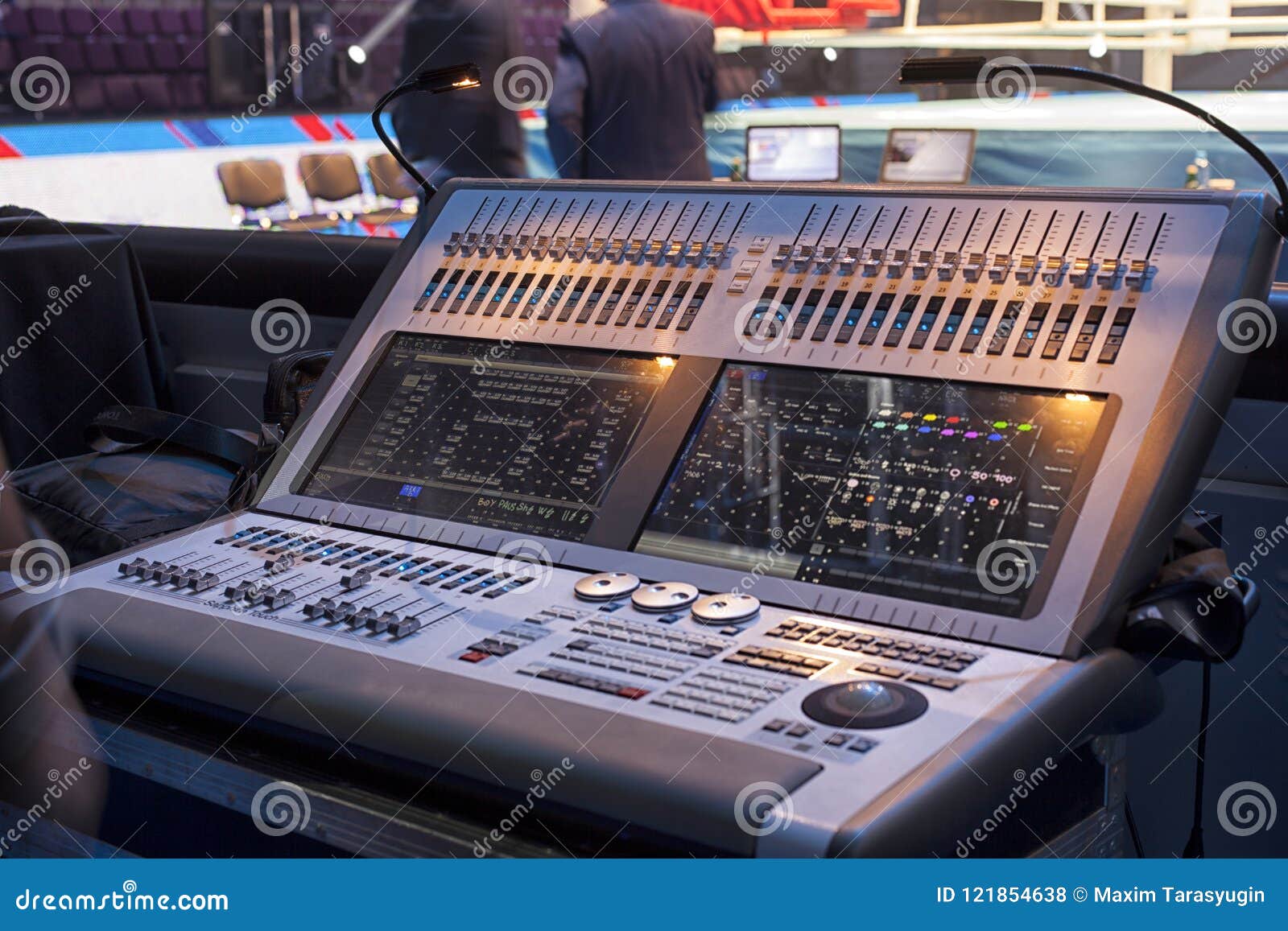 Light Console, Control Panel for Light. Stock Photo - Image of panel ...