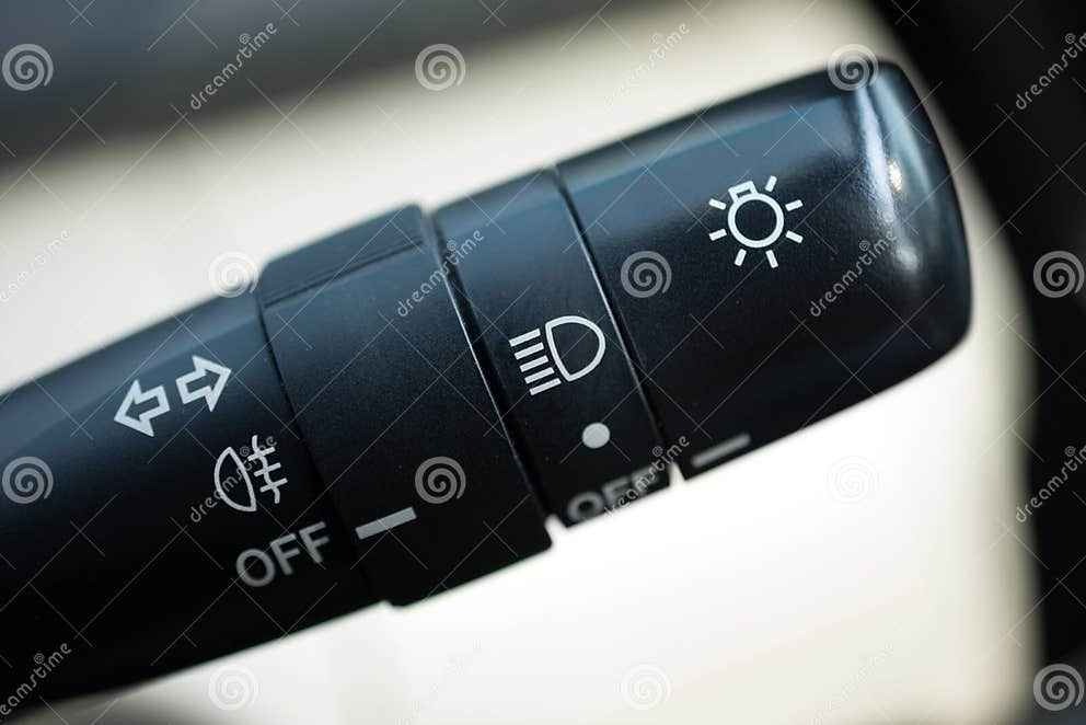 Light control in car stock image. Image of electronic - 86169959