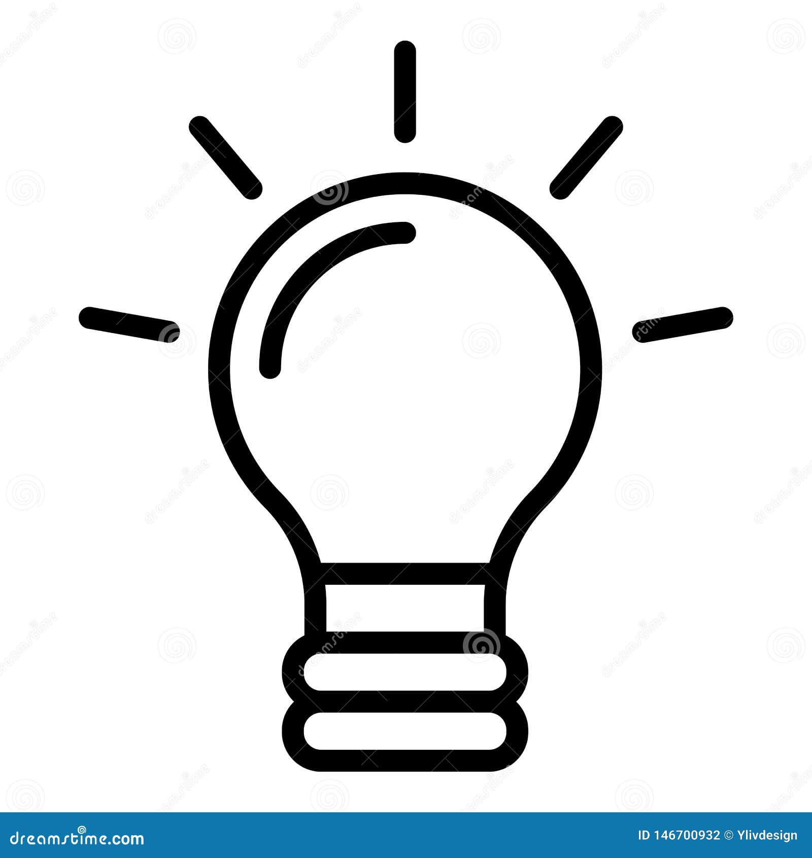 Light Control Icon, Outline Style Stock Vector - Illustration of camera ...