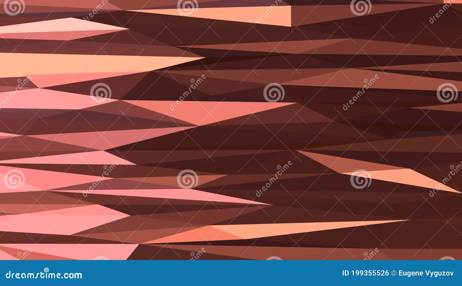 Light Coral Abstract Background. Geometric Vector Illustration Stock ...