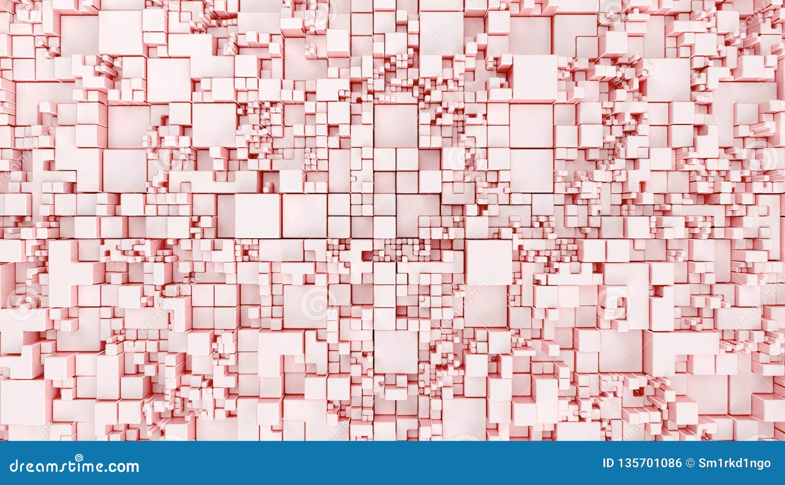 Light Coral Background. Abstract Geometric Surface Stock Illustration ...