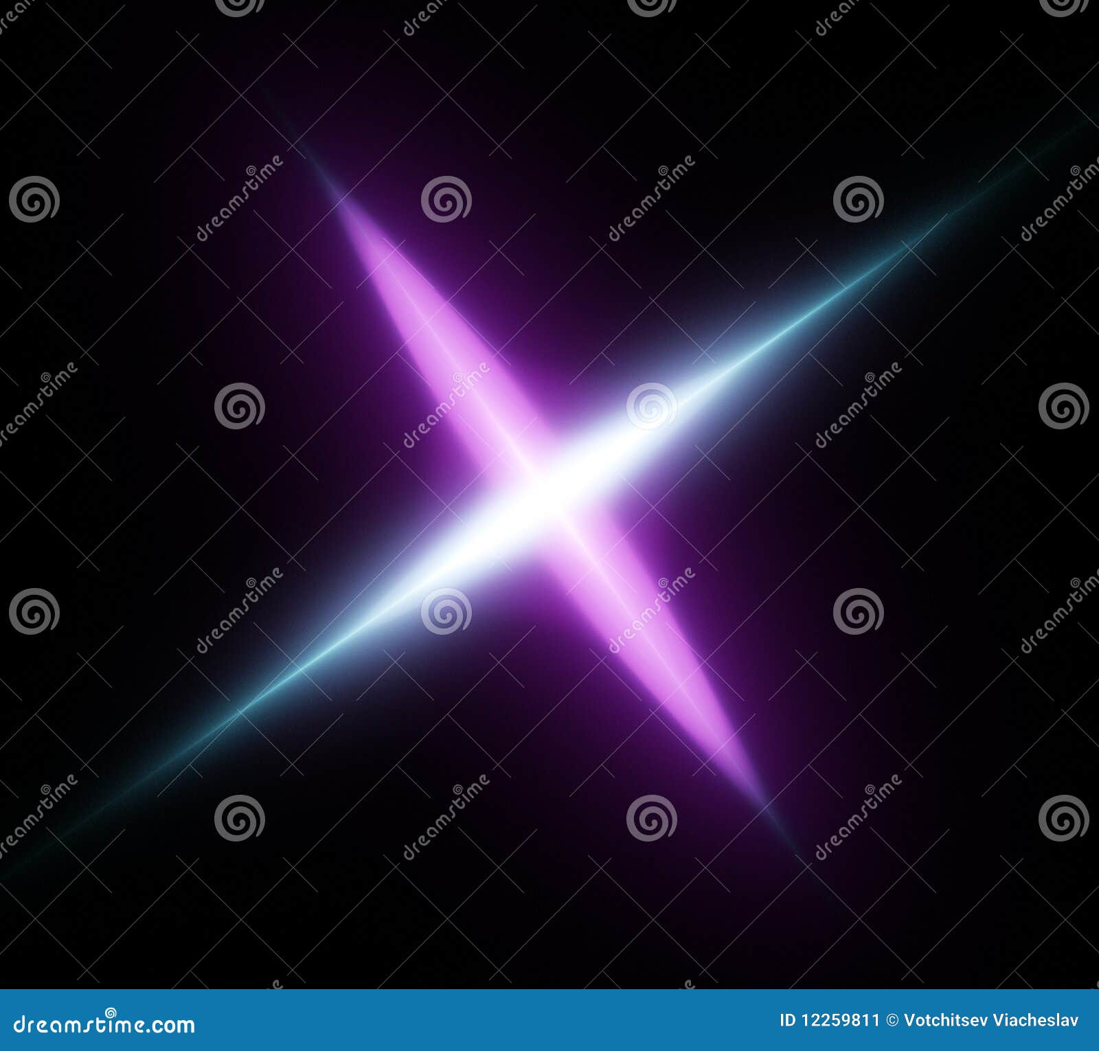 Light Cosmic Crossing Substance Stock Illustration - Illustration of ...