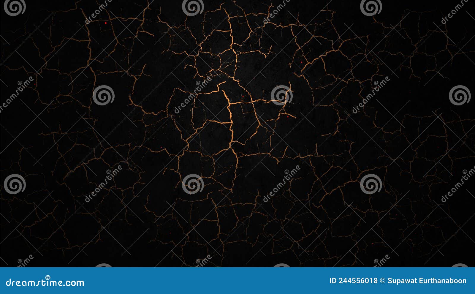 Light Crack on the Dark Wall Texture Background. Cracked Background ...