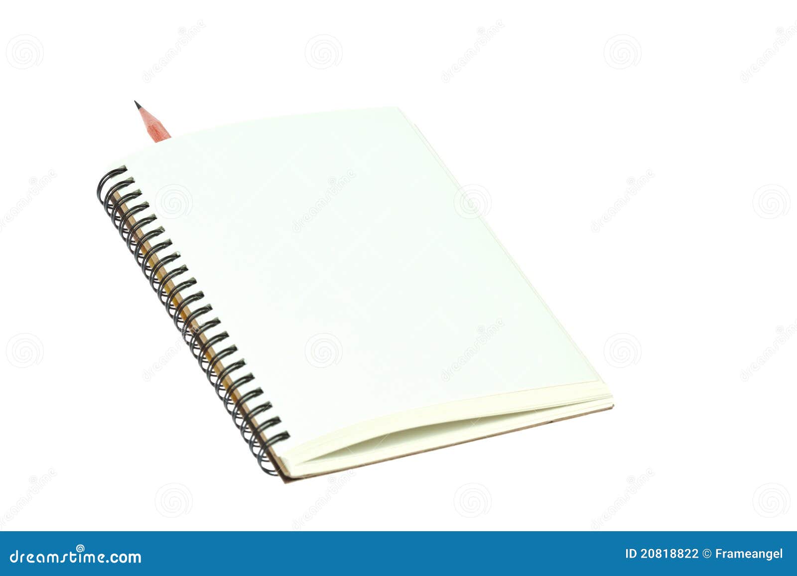 Light Cream Color Paper Note and Pencil Stock Photo - Image of business ...