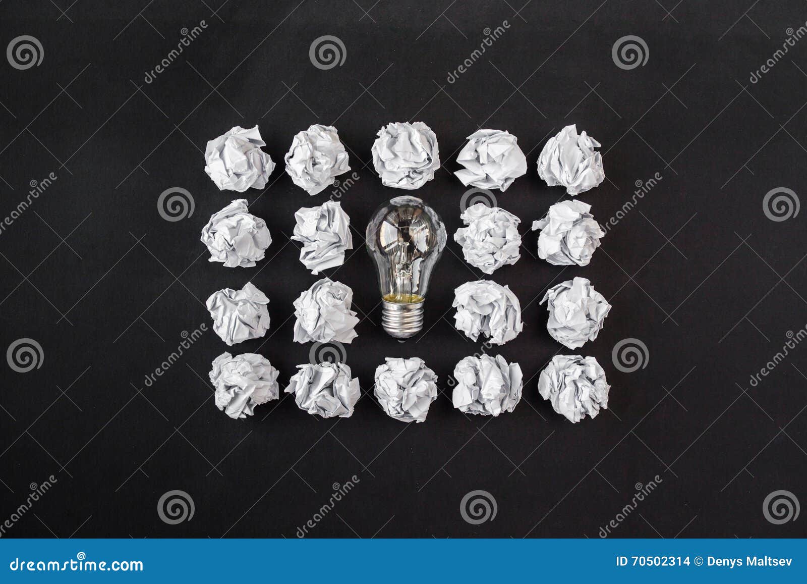Light and crumpled paper stock photo. Image of horizontal - 70502314