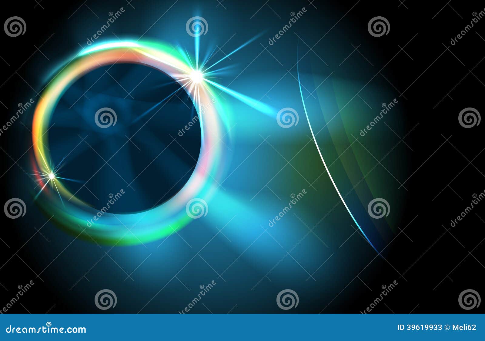 Light dance stock vector. Illustration of colorful, circle - 39619933