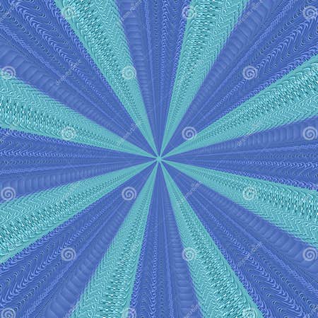 Light and Dark Blue Pattern with Rays Stock Illustration - Illustration ...