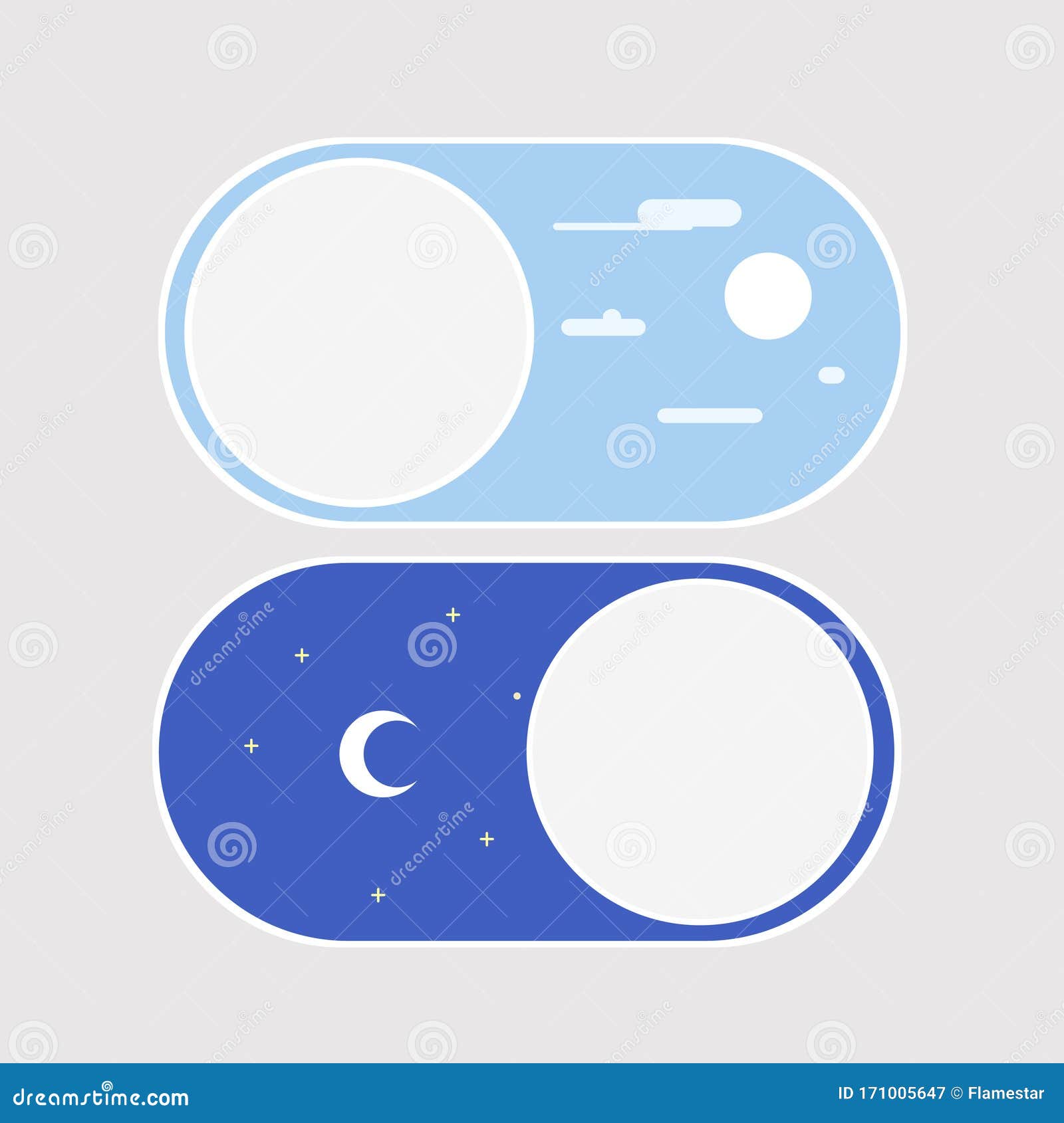Light and Dark Mode, Day and Night Mode, Moon and Sun Icon for Mobile ...