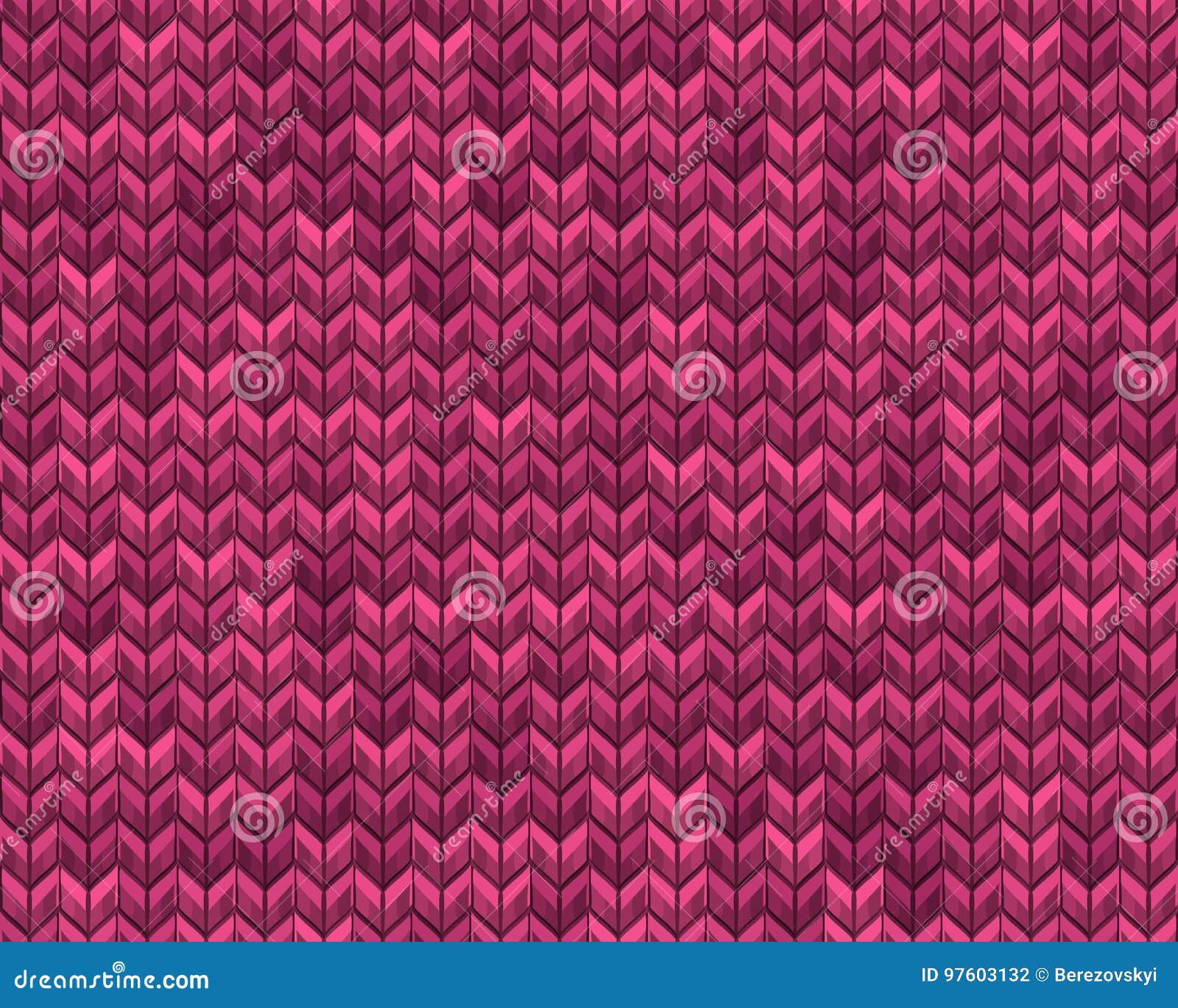 Light and Dark Pink Knit Seamless Pattern. EPS 10 Vector Stock Vector ...
