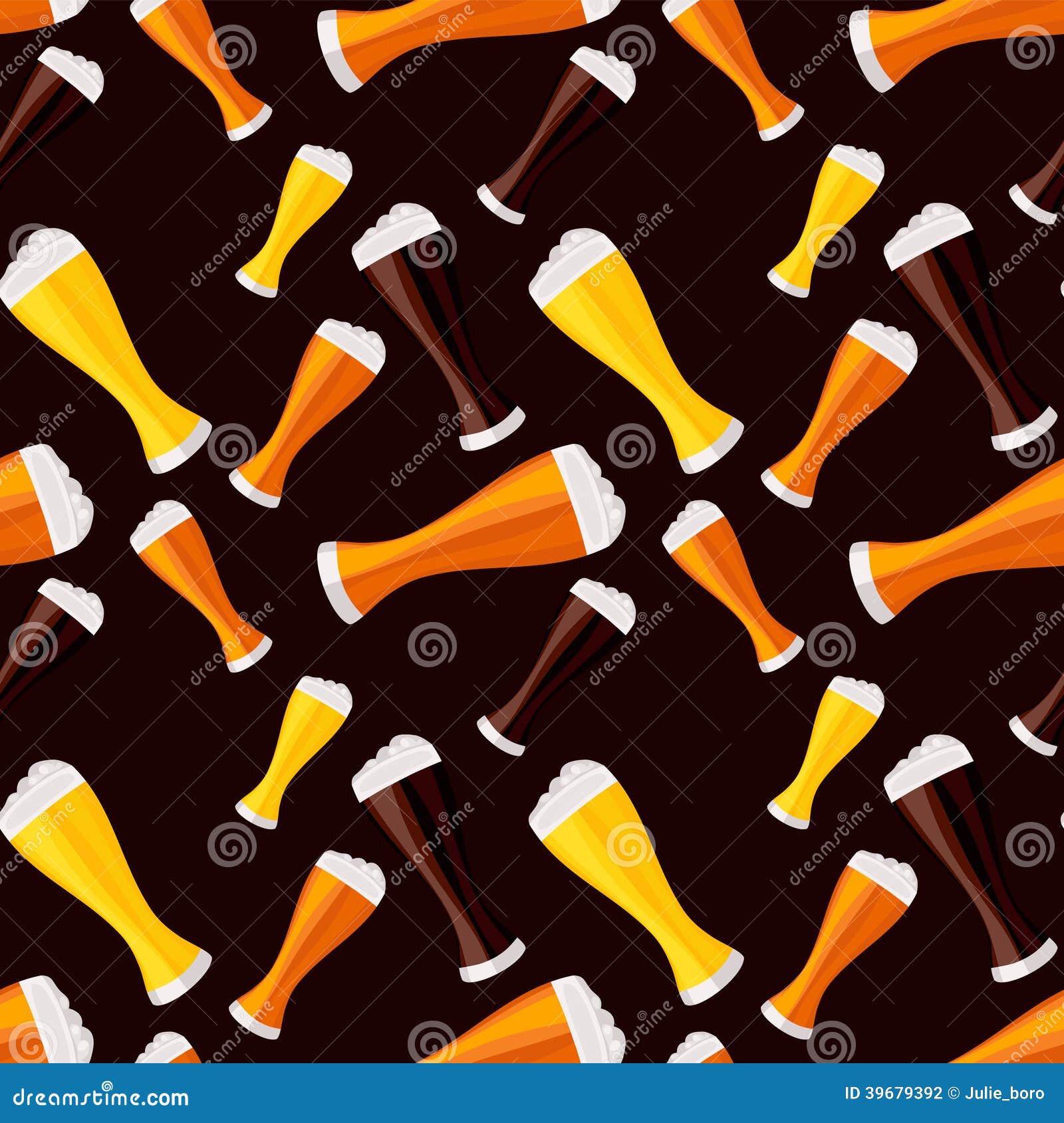 Light, dark and red beers stock vector. Illustration of shiny - 39679392