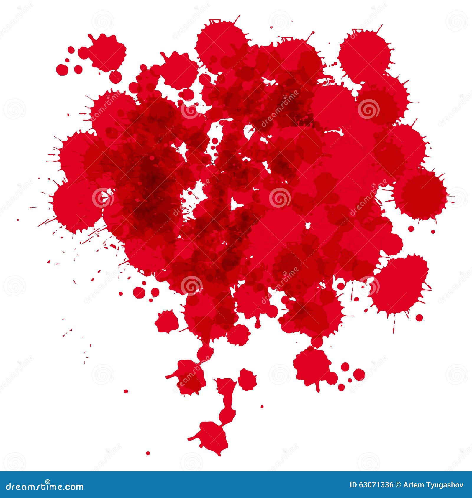 Light Dark Red Splash on White Background. Vector Illustration Stock ...
