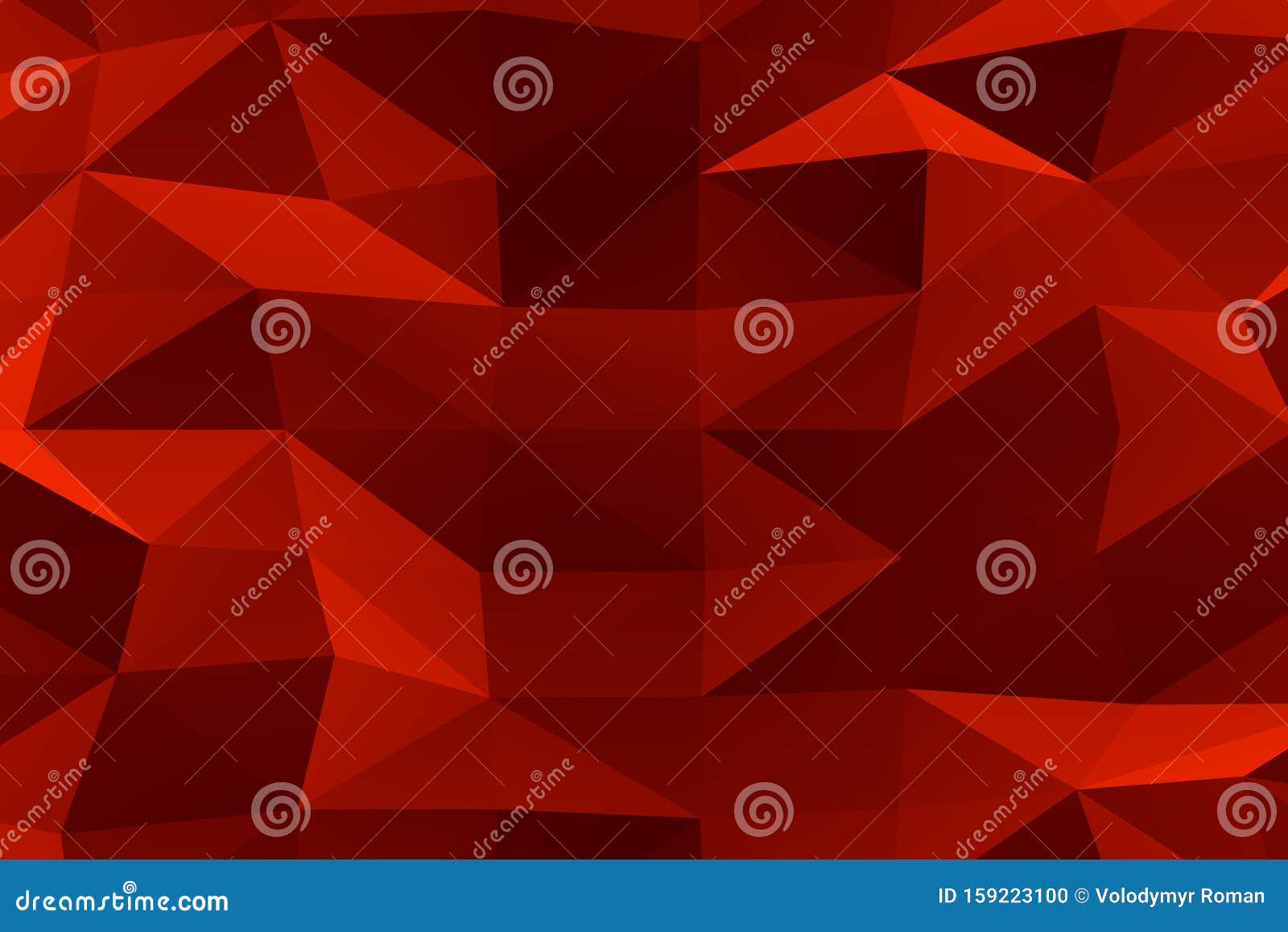 Light Dark Red Triangle and Green Background Geometry Wall Stock ...