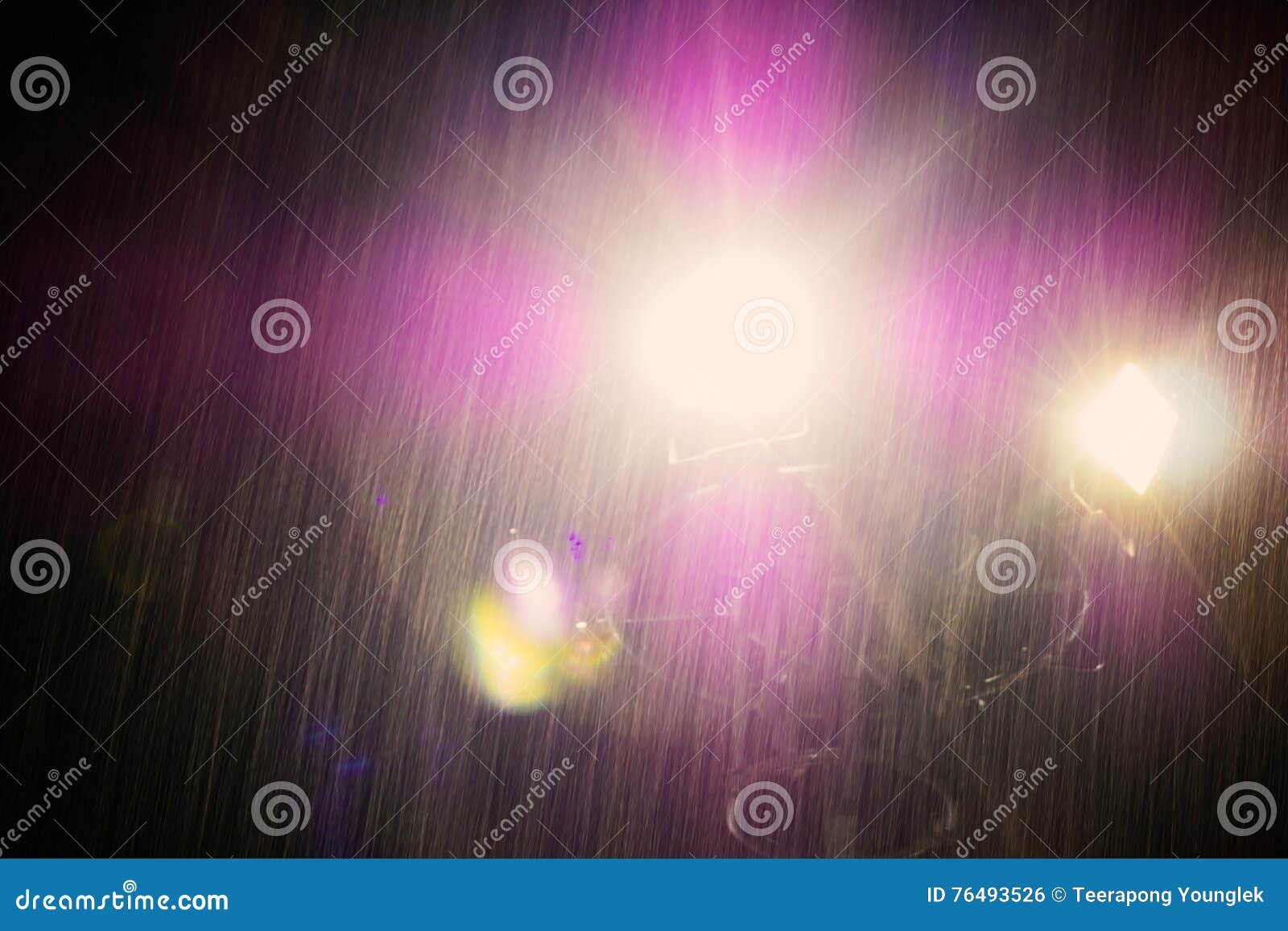 Light in the Darkness of a Rainy Day. Stock Photo - Image of color ...