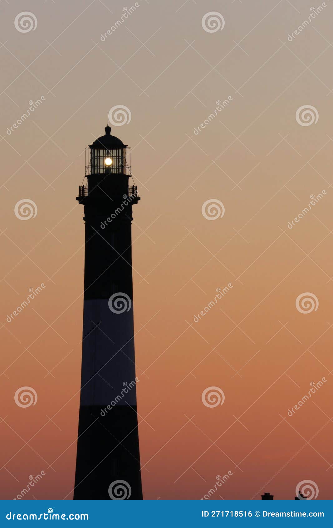 Top of the Light Fire Island Lighthouse Robert Moses Beach 1 Stock ...
