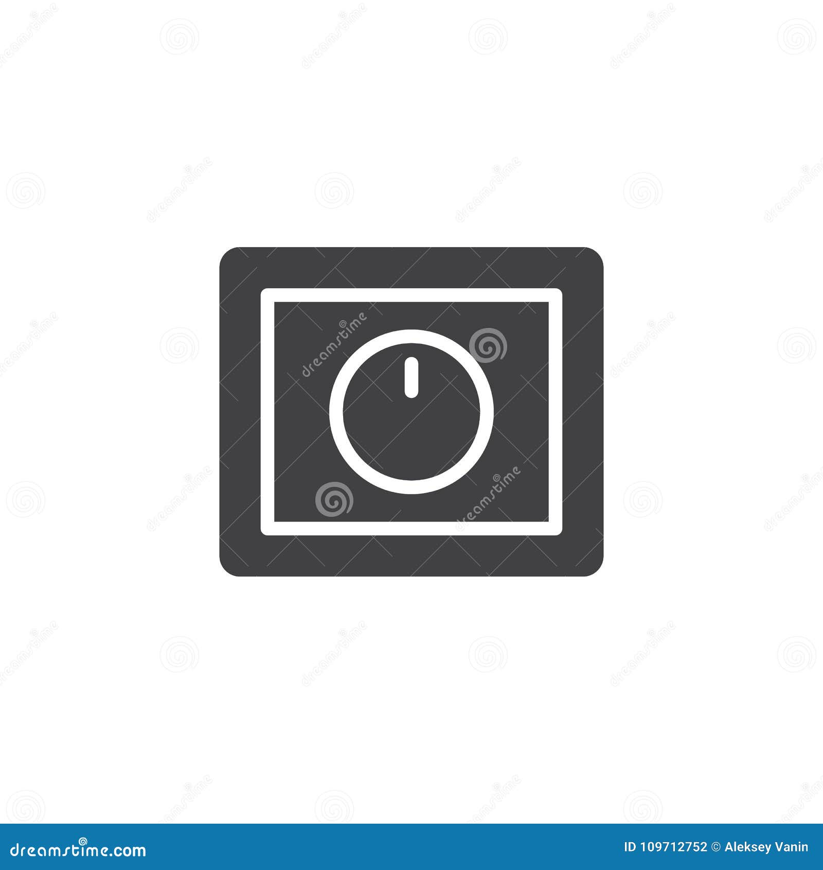 Light Dimmer Switch Icon Vector Stock Vector - Illustration of ...