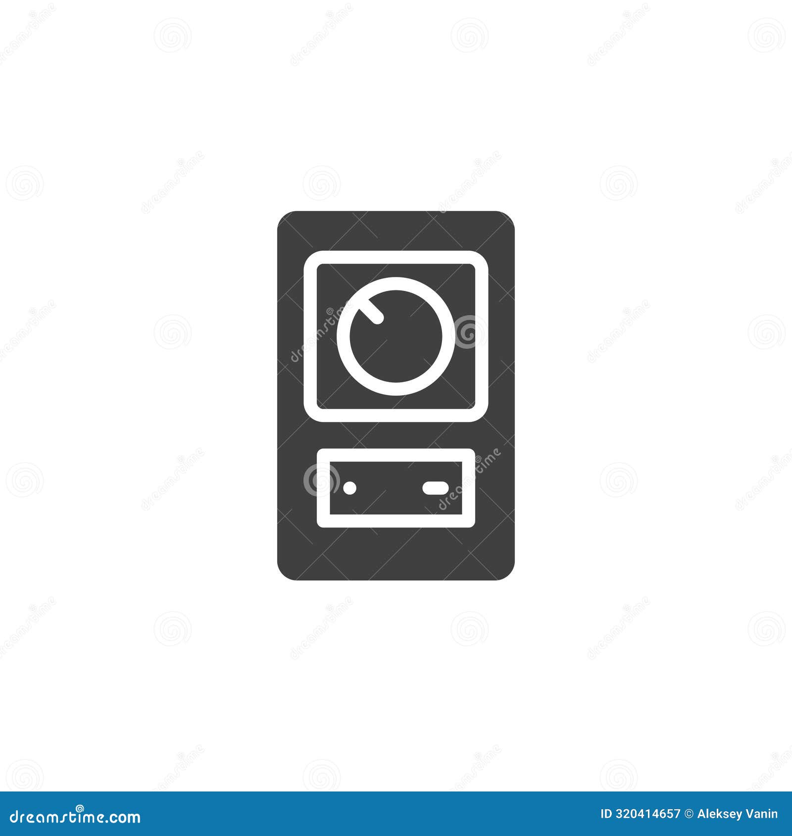 Light Dimmer Switch Vector Icon Stock Vector - Illustration of symbol ...