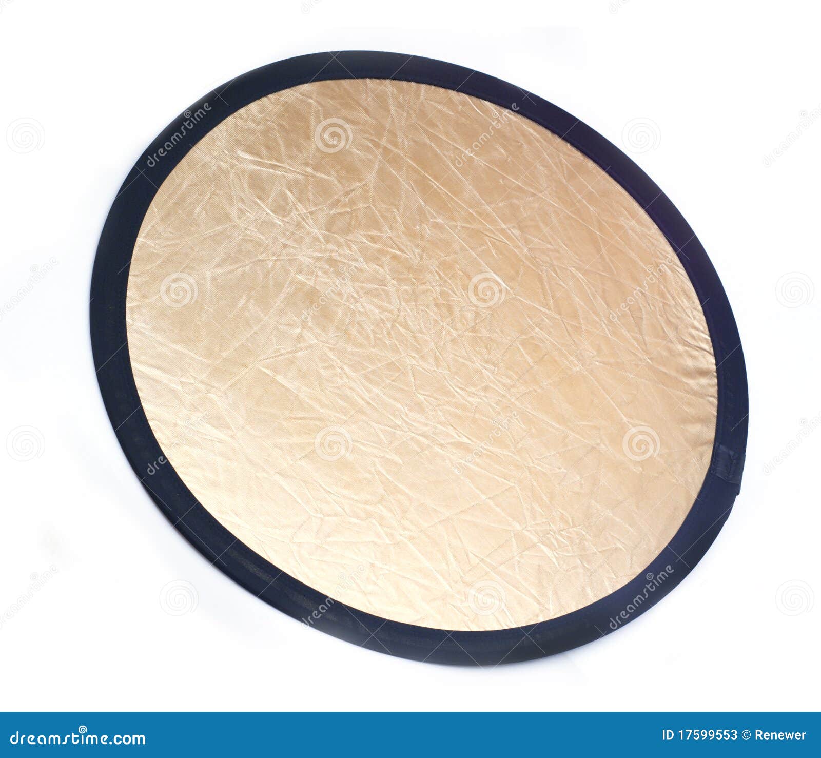 Light Disk Reflector Isolated on White Stock Image - Image of stand ...