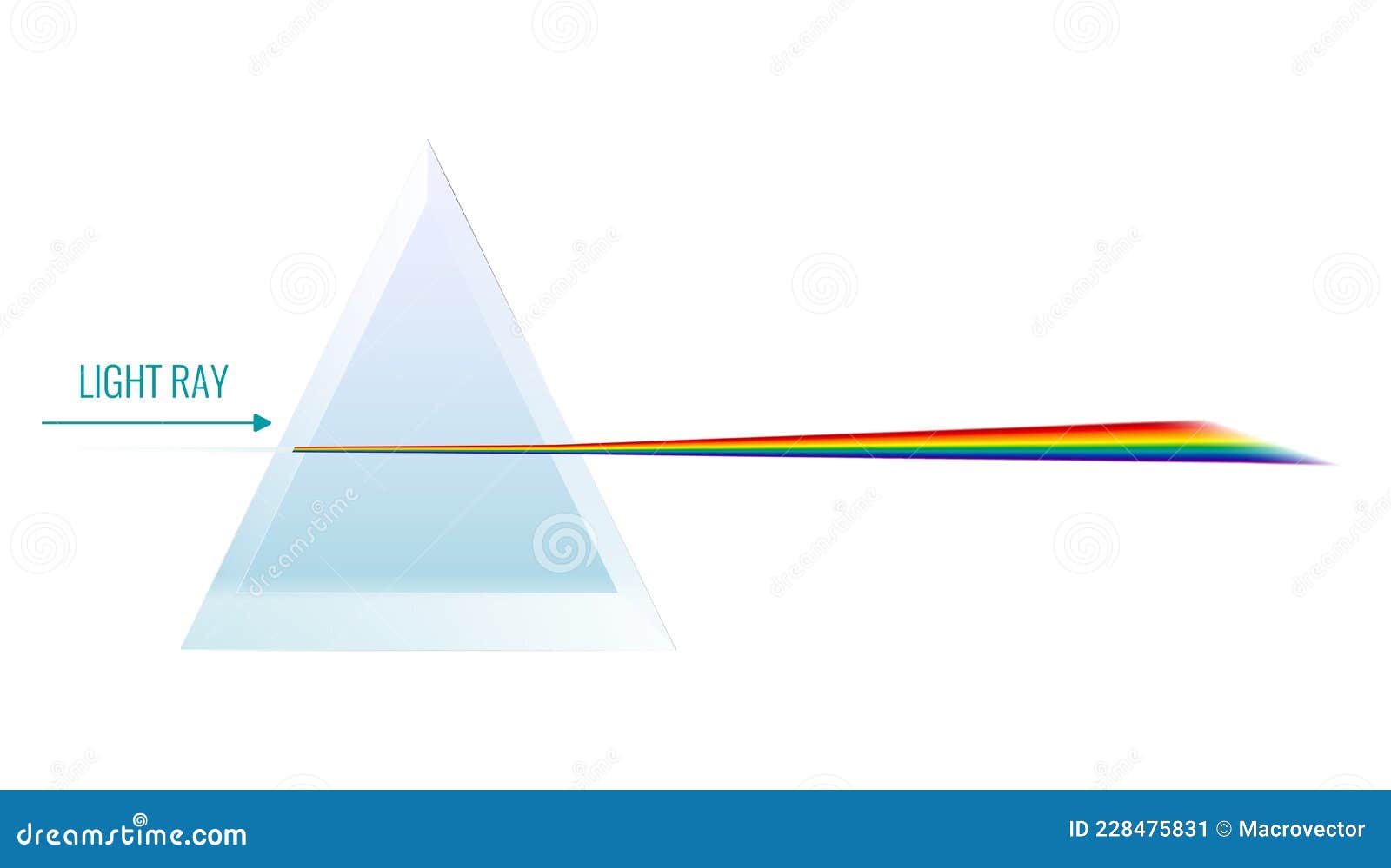 Light Dispersion Illustration Stock Vector - Illustration of ...