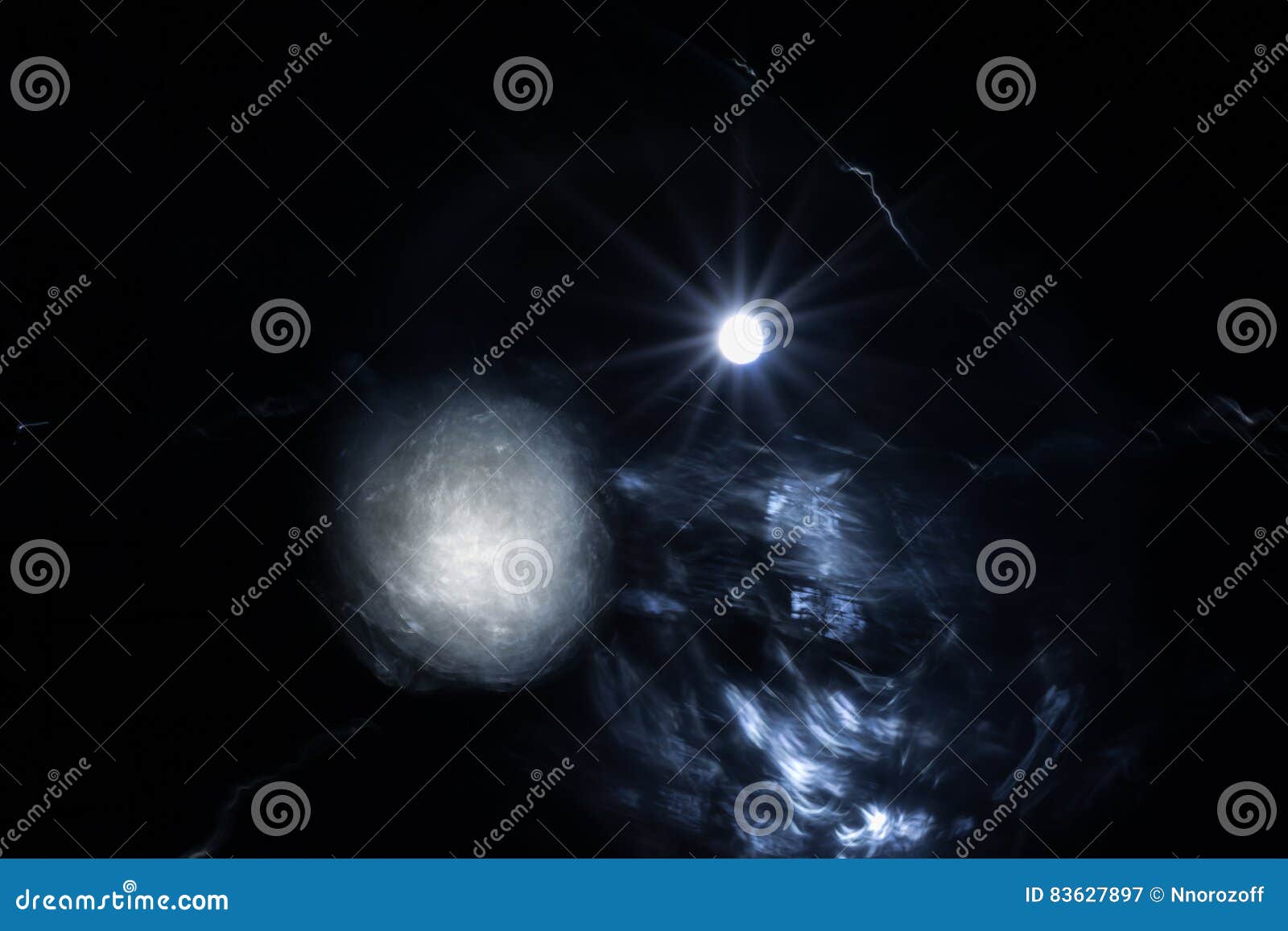 Light of a Distant Star stock image. Image of glitter - 83627897