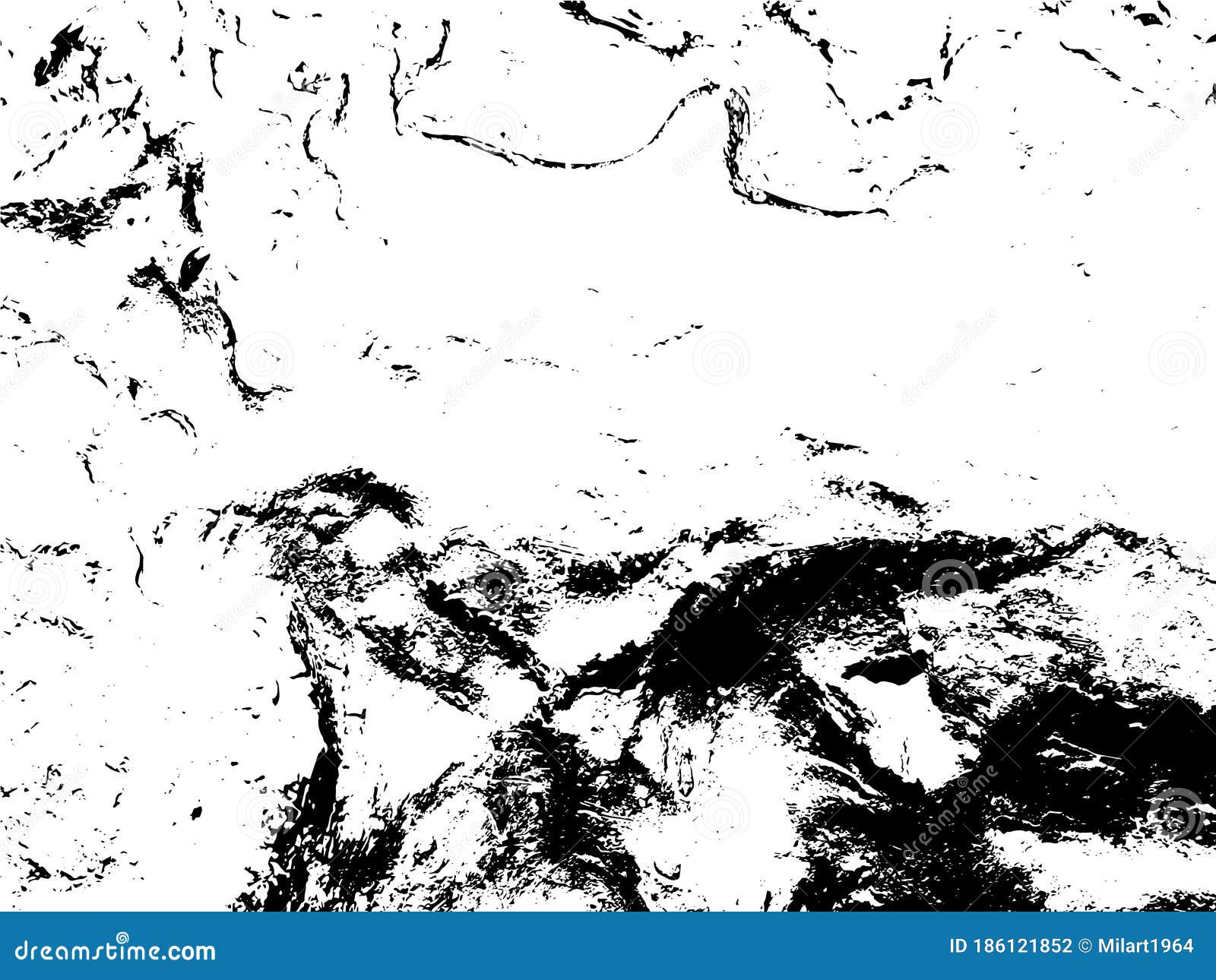 Light Distressed Background. Ink Print Distress Background. Vector ...