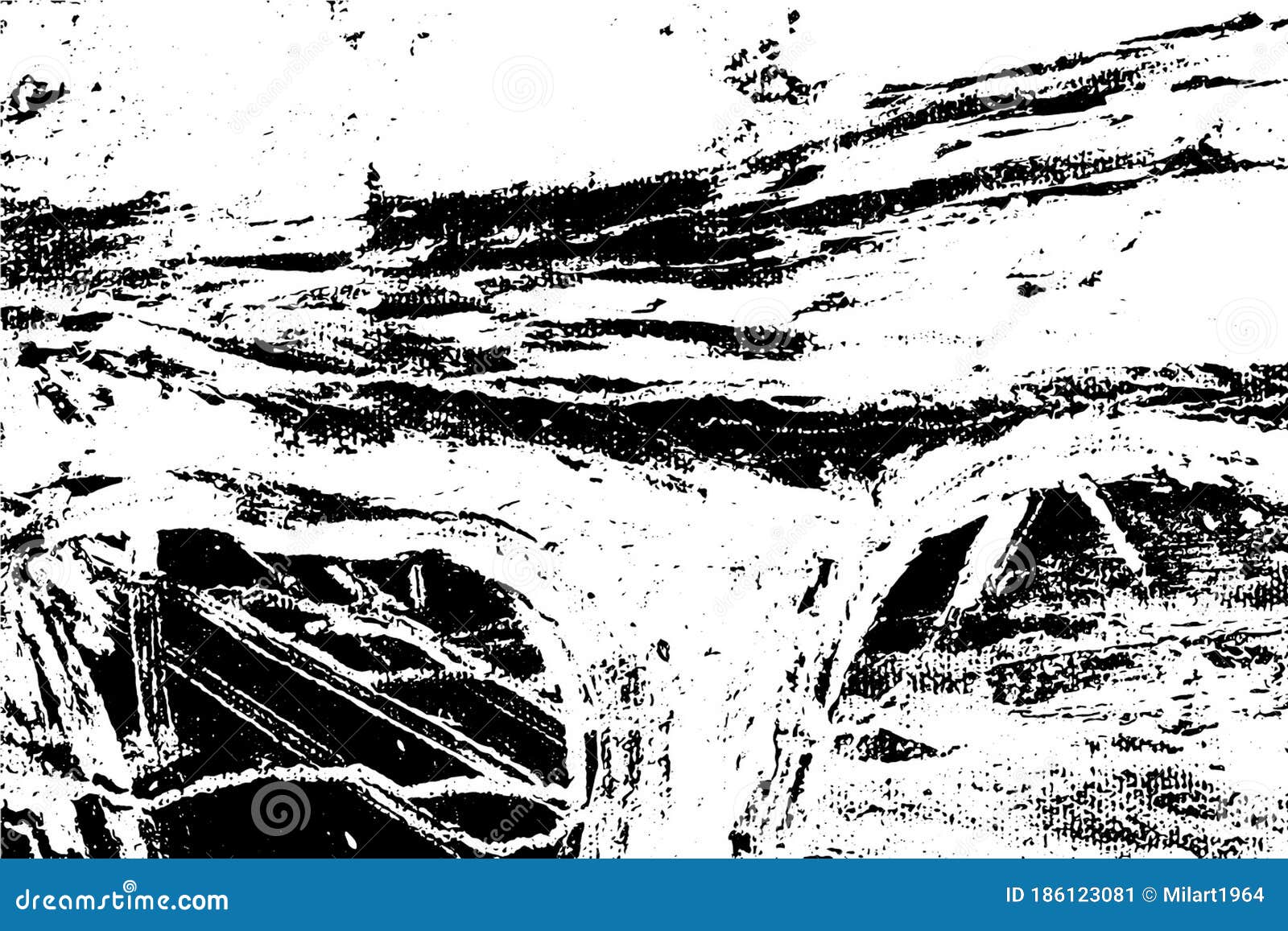 Light Distressed Background. Ink Print Distress Background. Vector ...