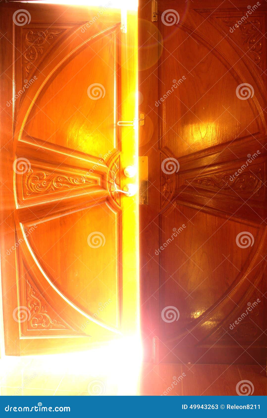 Light door stock image. Image of shadow, yellow, future - 49943263