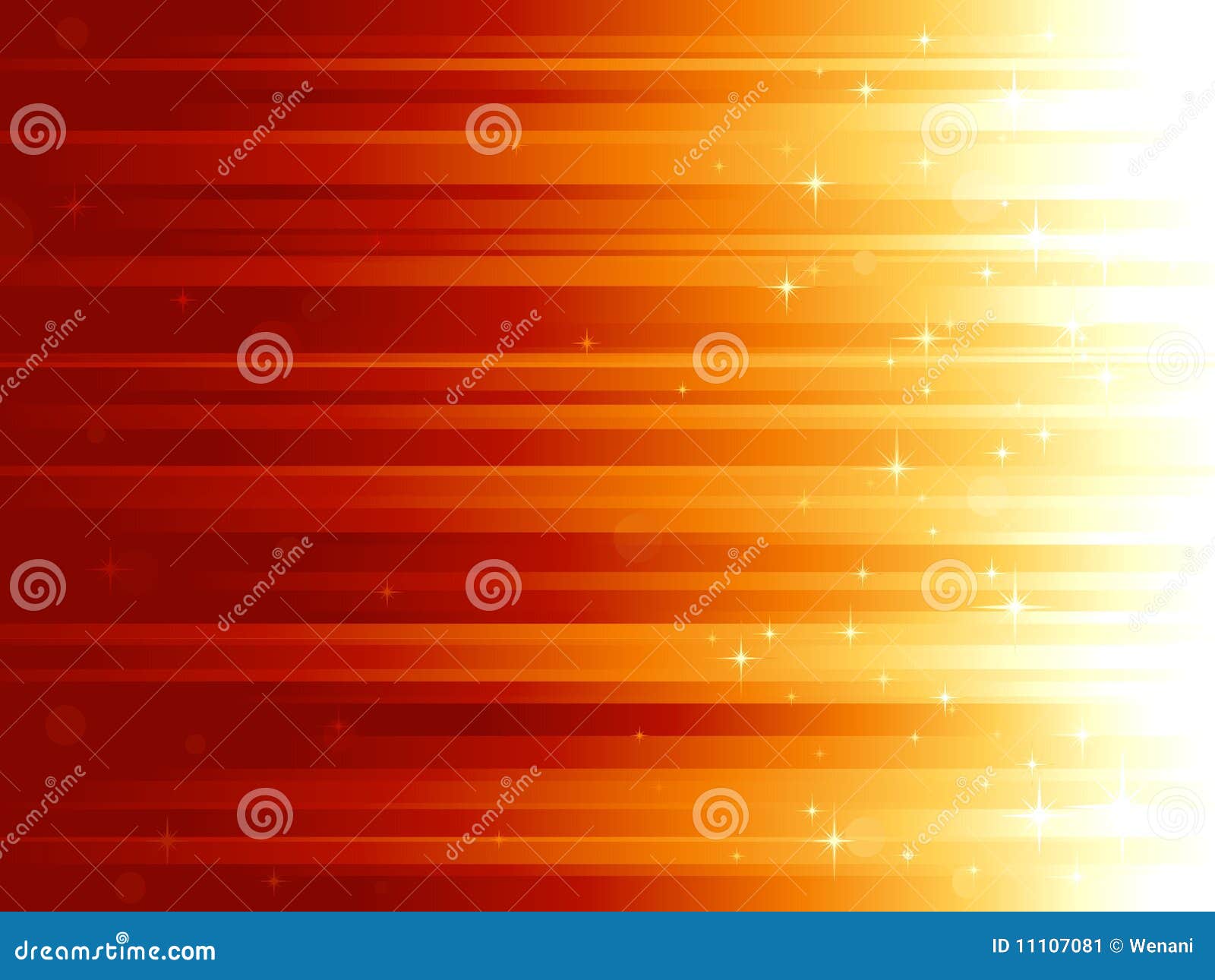 Light Dots and Stars on Horizontally Striped Backg Stock Vector ...