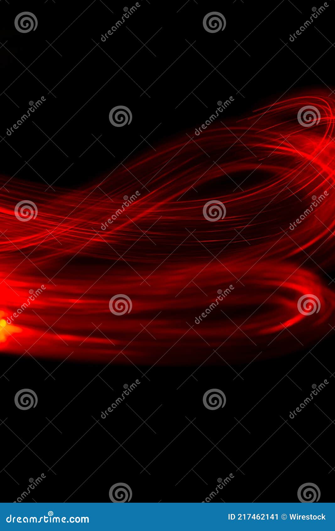 Abstract Light Drawing with Red Light Stock Image - Image of 50mm ...