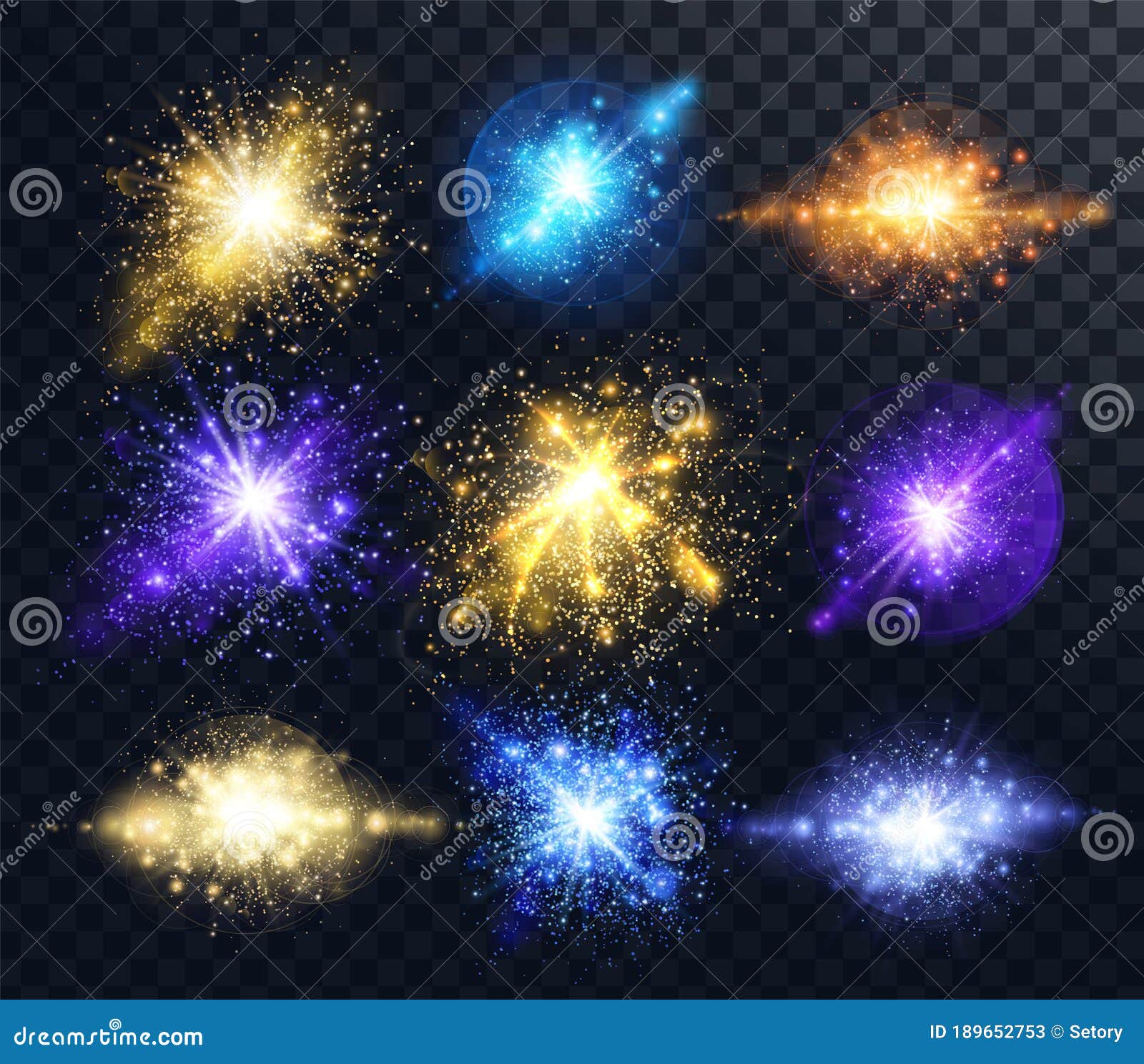 Light effect of glow stock vector. Illustration of blur - 189652753
