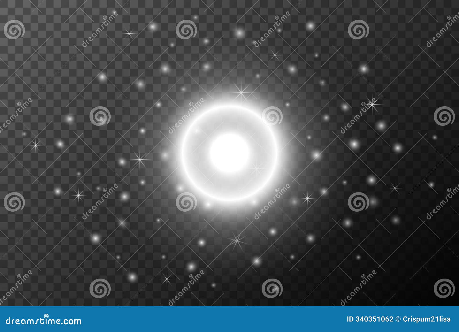 Light Effect, Isolated White Transparent Flare Explosion Sparkle Dust ...