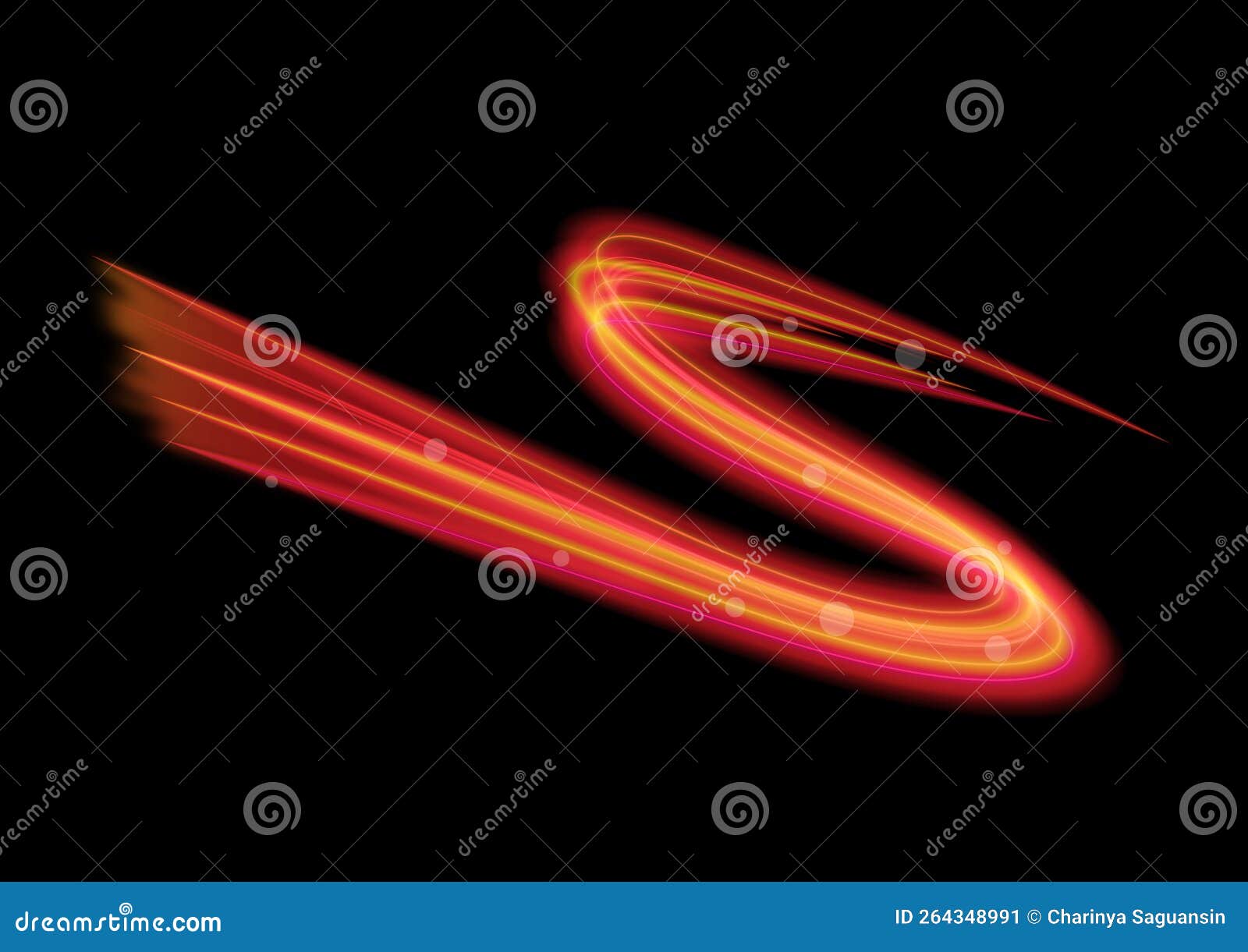 Light effect movement stock vector. Illustration of night - 264348991