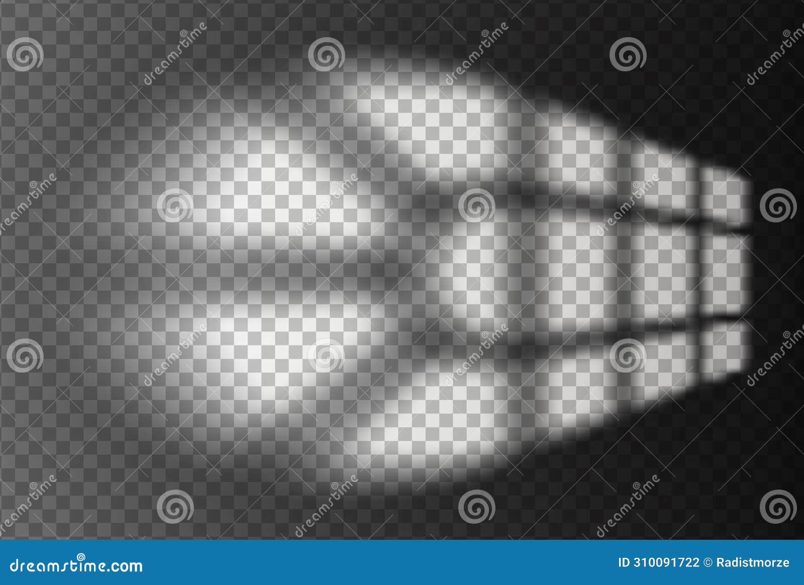 Light Effect Shadow Overlay from Arched Window Isolated Transparent ...