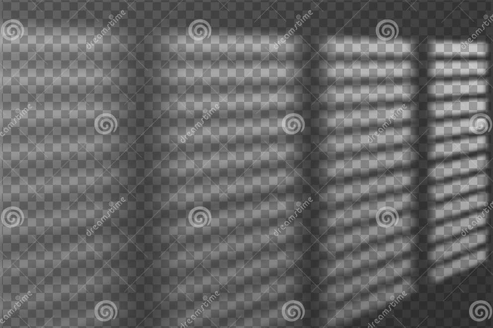 Light Effect Shadow Overlay from Window Shutter Isolated Transparent ...