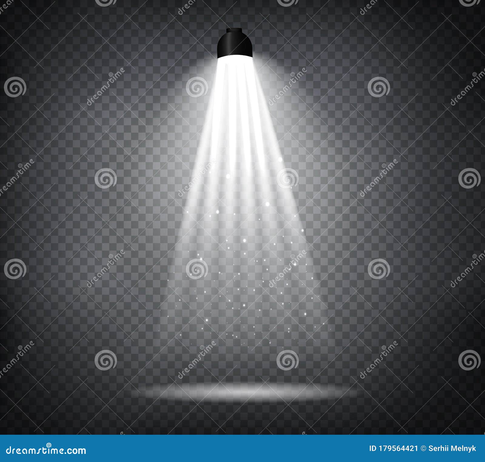 Light effect spotlight stock vector. Illustration of night - 179564421