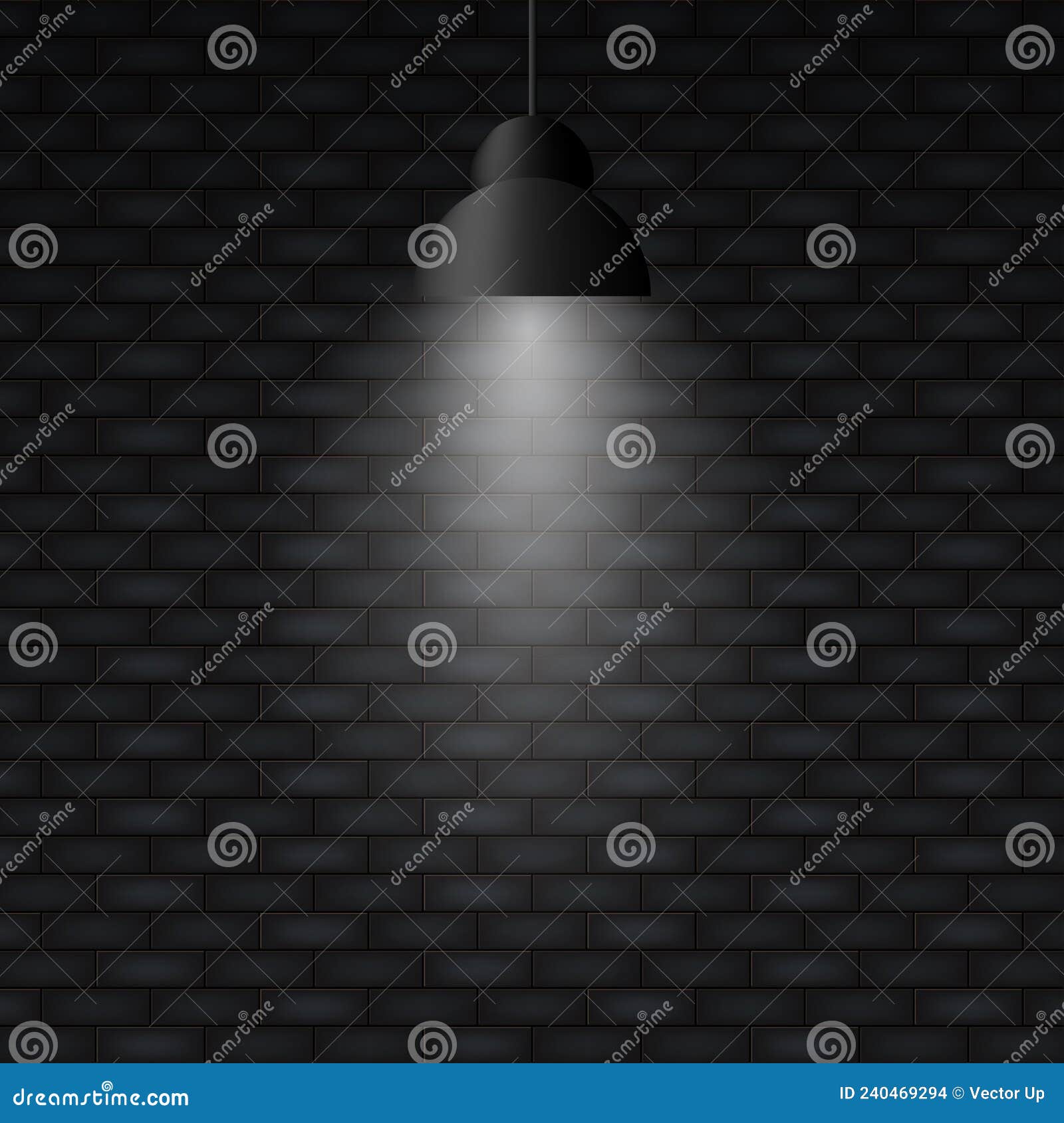Light Effect on Wall Background. Modern Picture Stock Vector ...