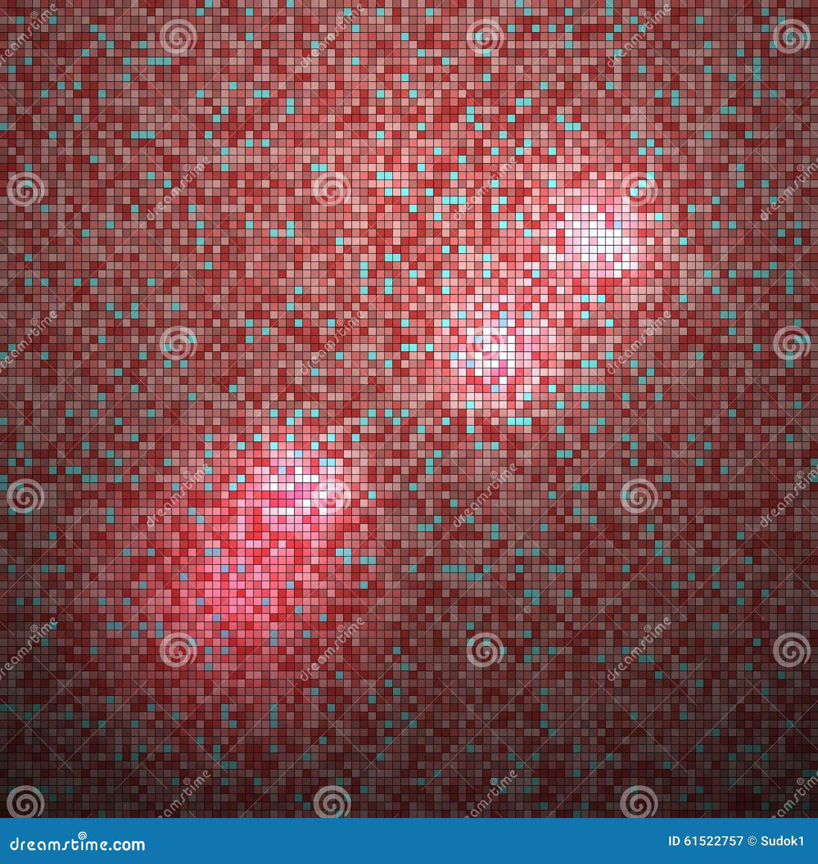 Light Effects on a Colorful Grid Background Stock Illustration ...