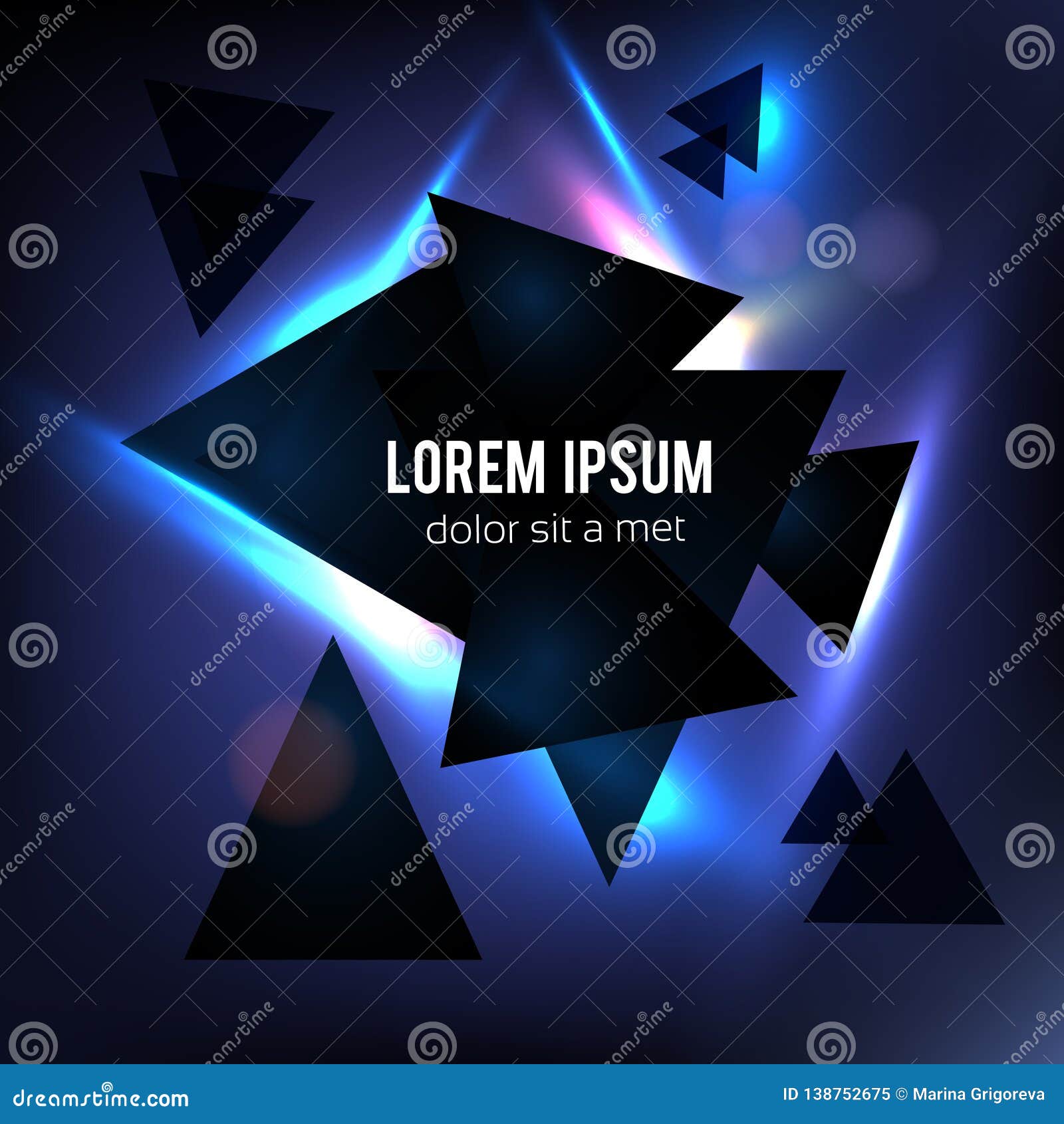 Light Effects. Vector Illustration for Your Artwork, Party Flyers ...