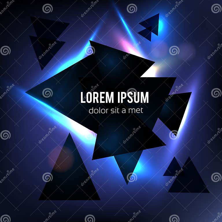 Light Effects. Vector Illustration for Your Artwork, Party Flyers ...