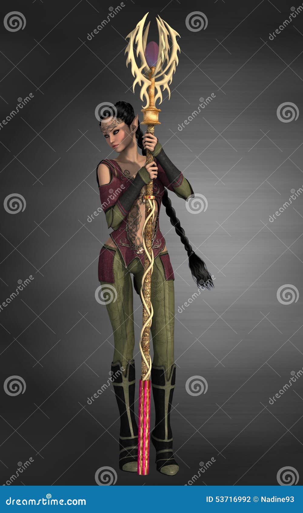The light elf 1 stock illustration. Illustration of goodelf - 53716992