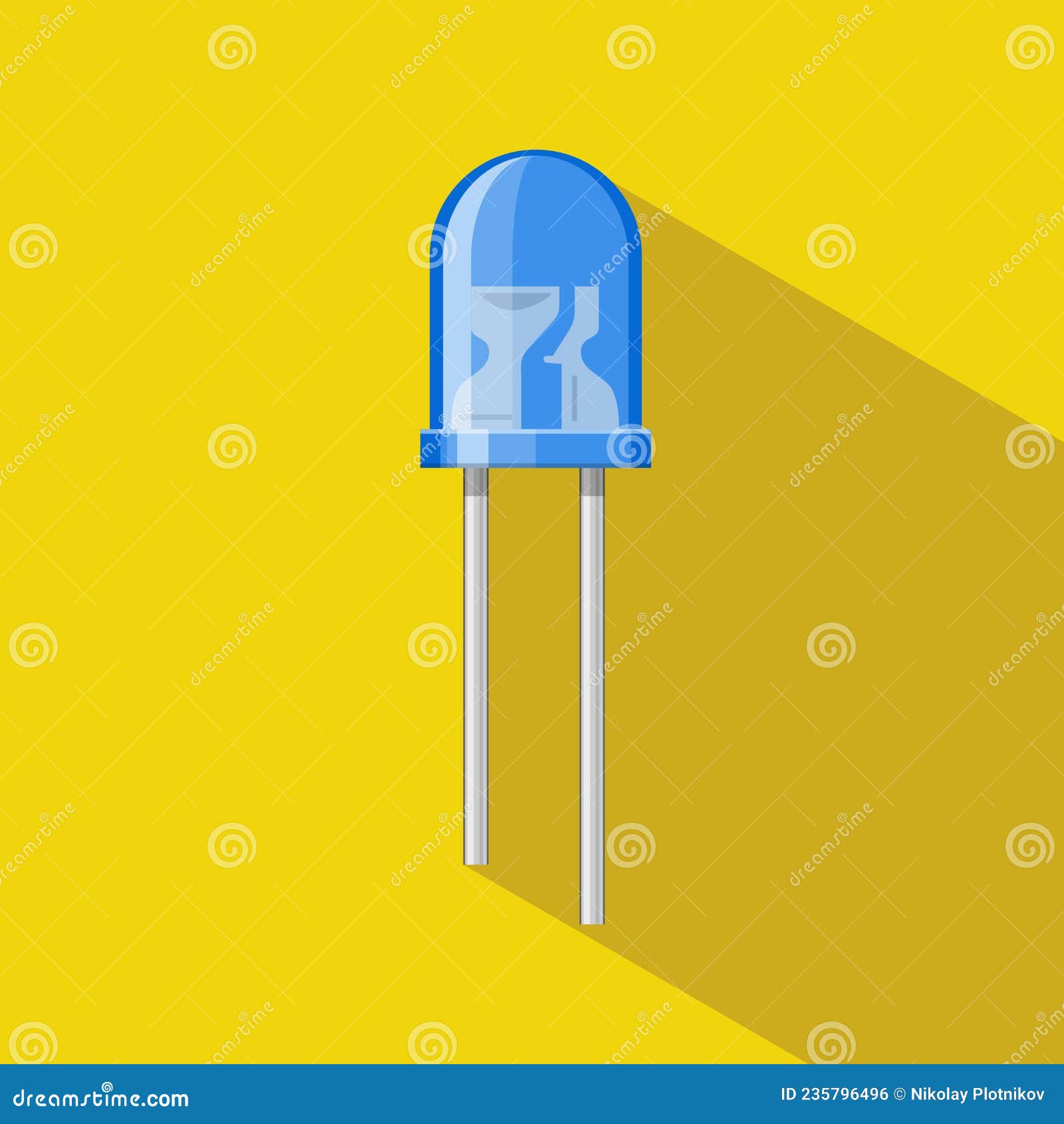 Led Diode - Semiconductor Light Source That Emits Light When Current ...