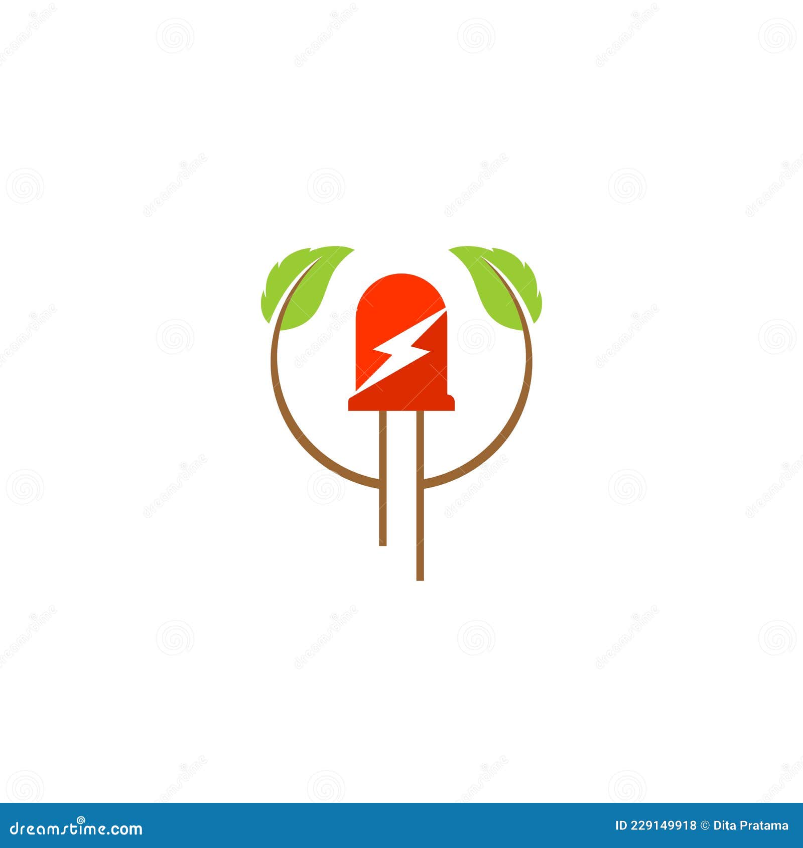 Light Emitting Diode LED Logo, Environmentally Friendly Resources ...