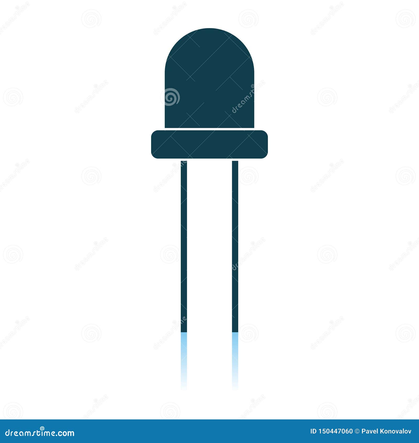 Light-emitting Diode stock vector. Illustration of light - 150447060