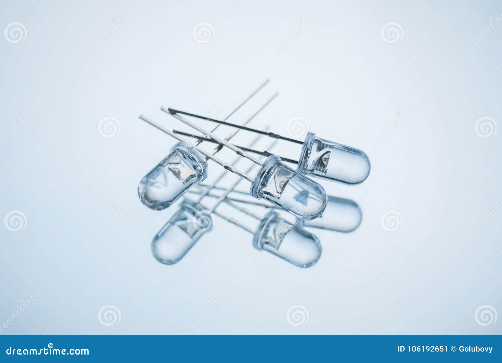 Light Emitting Diode Electronic Component Stock Image - Image of detail ...