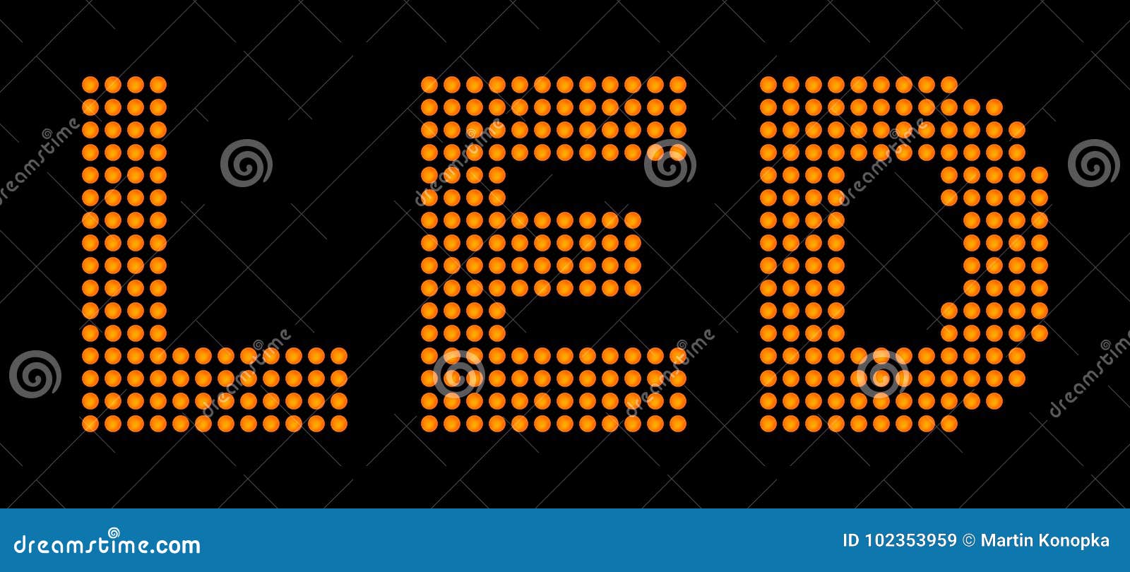 Light emitting diodes stock illustration. Illustration of background ...